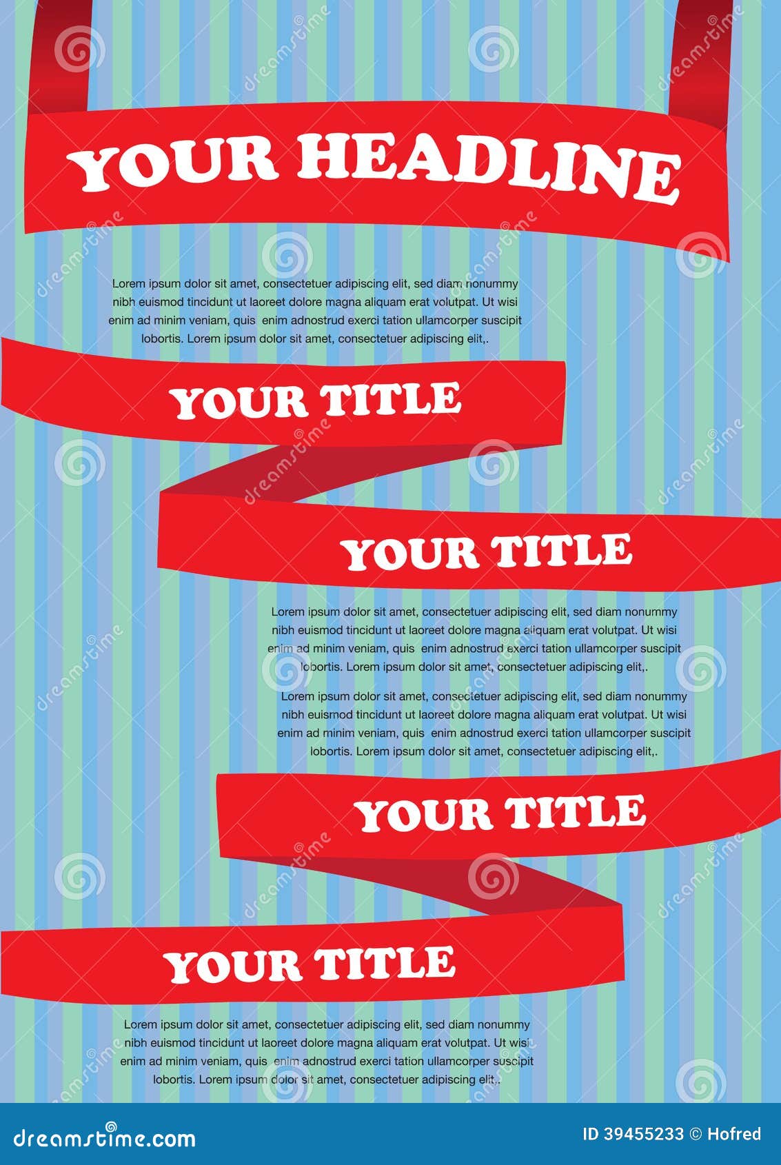 Colorful Paper Folding Vector Layout Design Stock Vector - Illustration ...