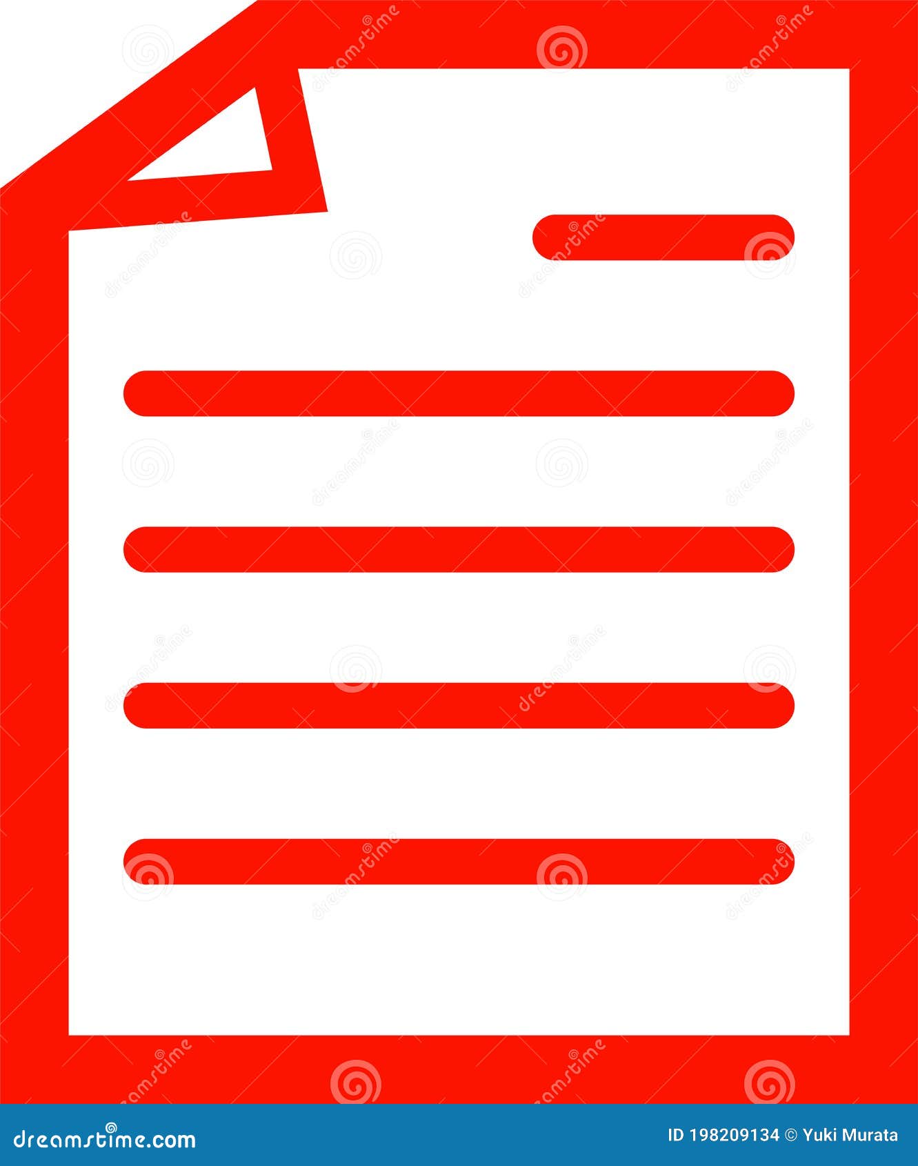 Colorful Paper icon stock vector. Illustration of message - 198209134