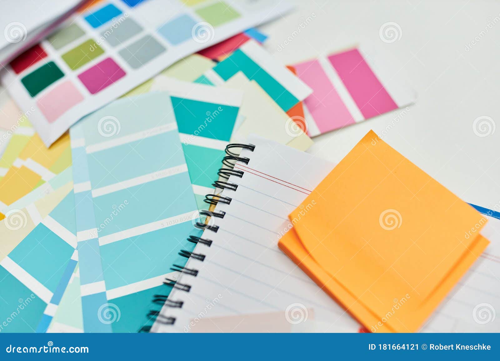 Colorful Paper and Materials for Color Design Stock Image - Image of ...