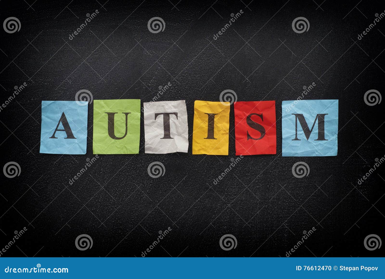 Colorful Paper Notes with Word the Autism Stock Photo - Image of mind ...