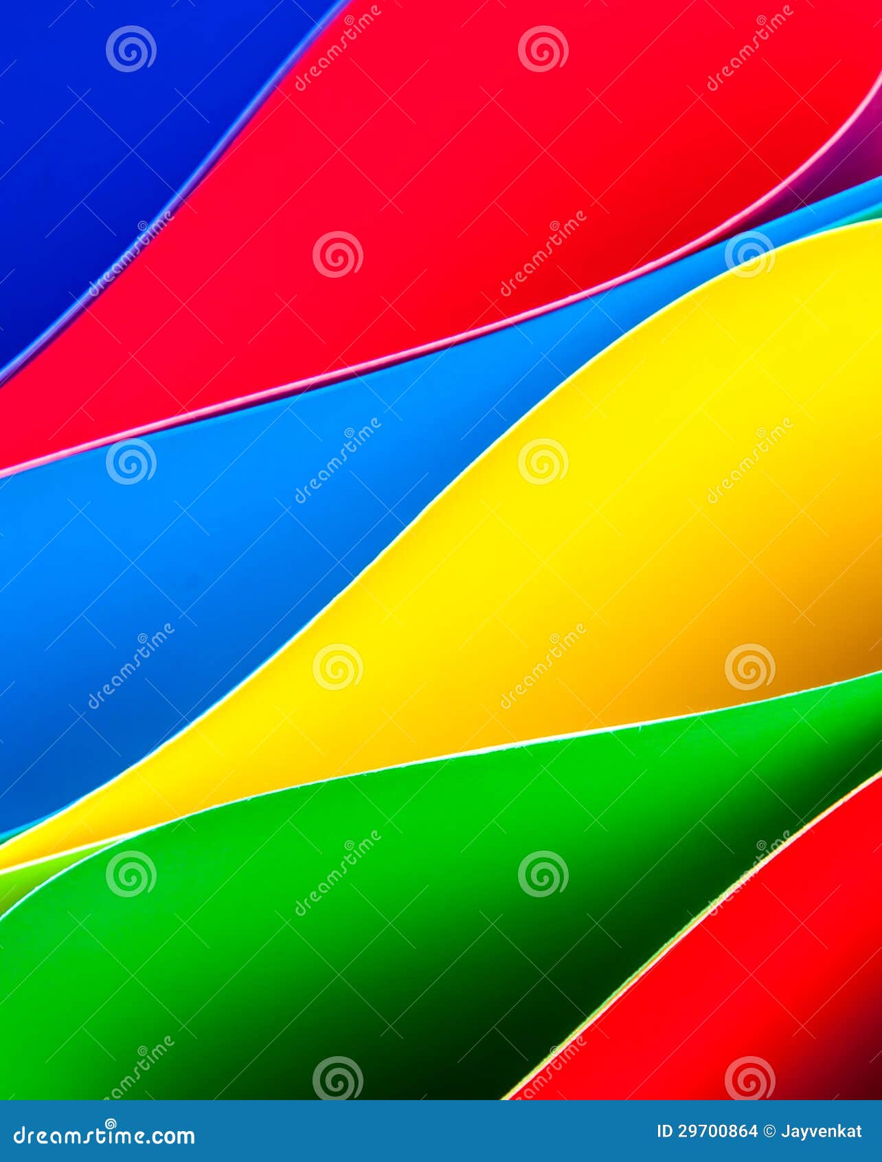 Colorful Paper Pattern in Elliptical Shapes Stock Photo - Image of ...