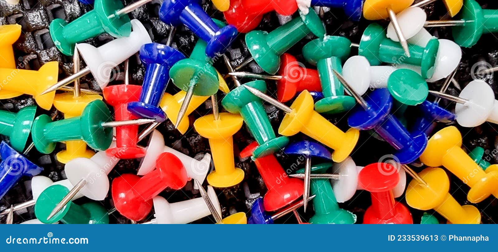 Colorful of paper pins stock image. Image of pins, flower - 233539613