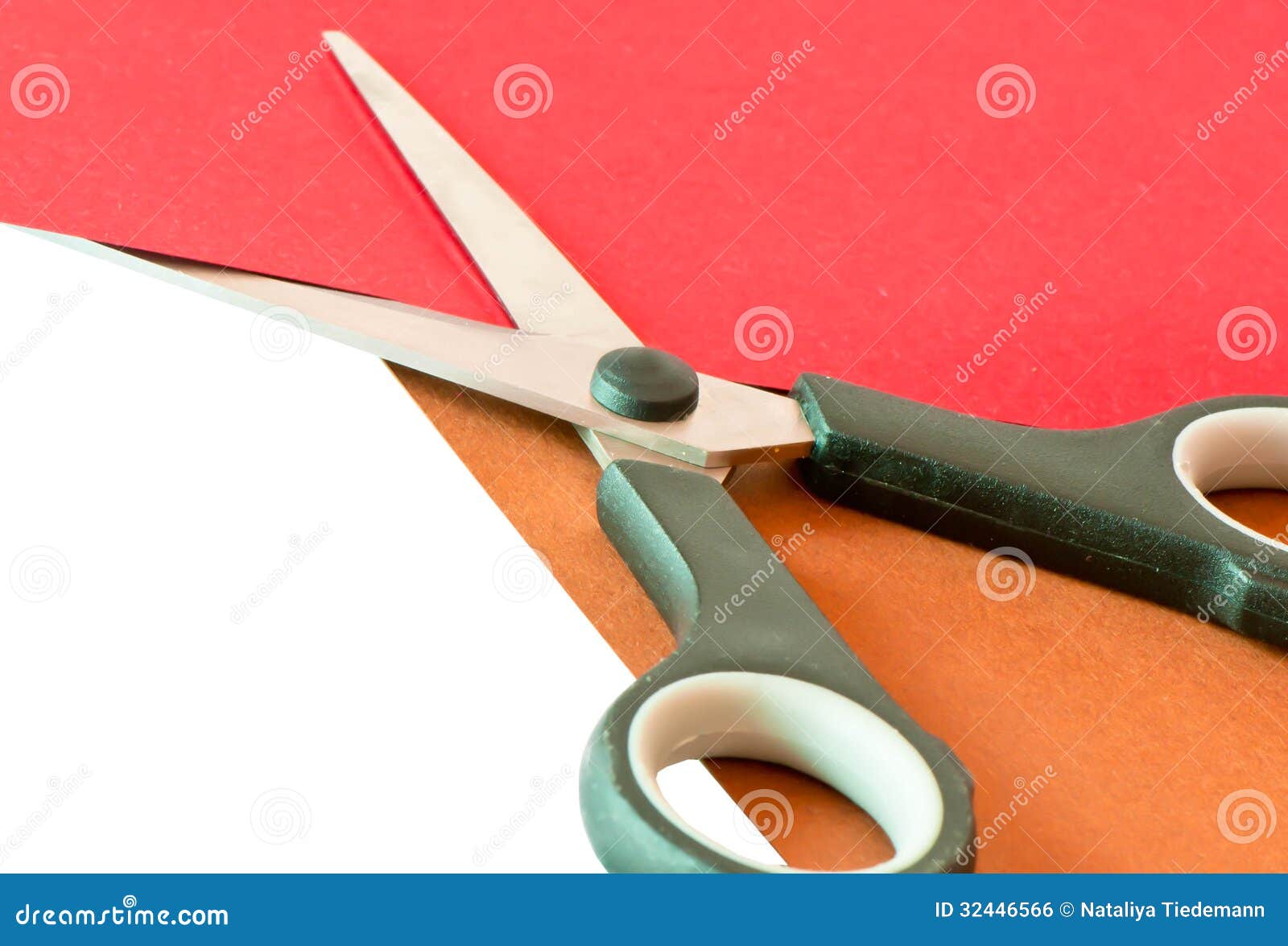 Colorful Paper with Scissors Stock Photo - Image of creative, school ...