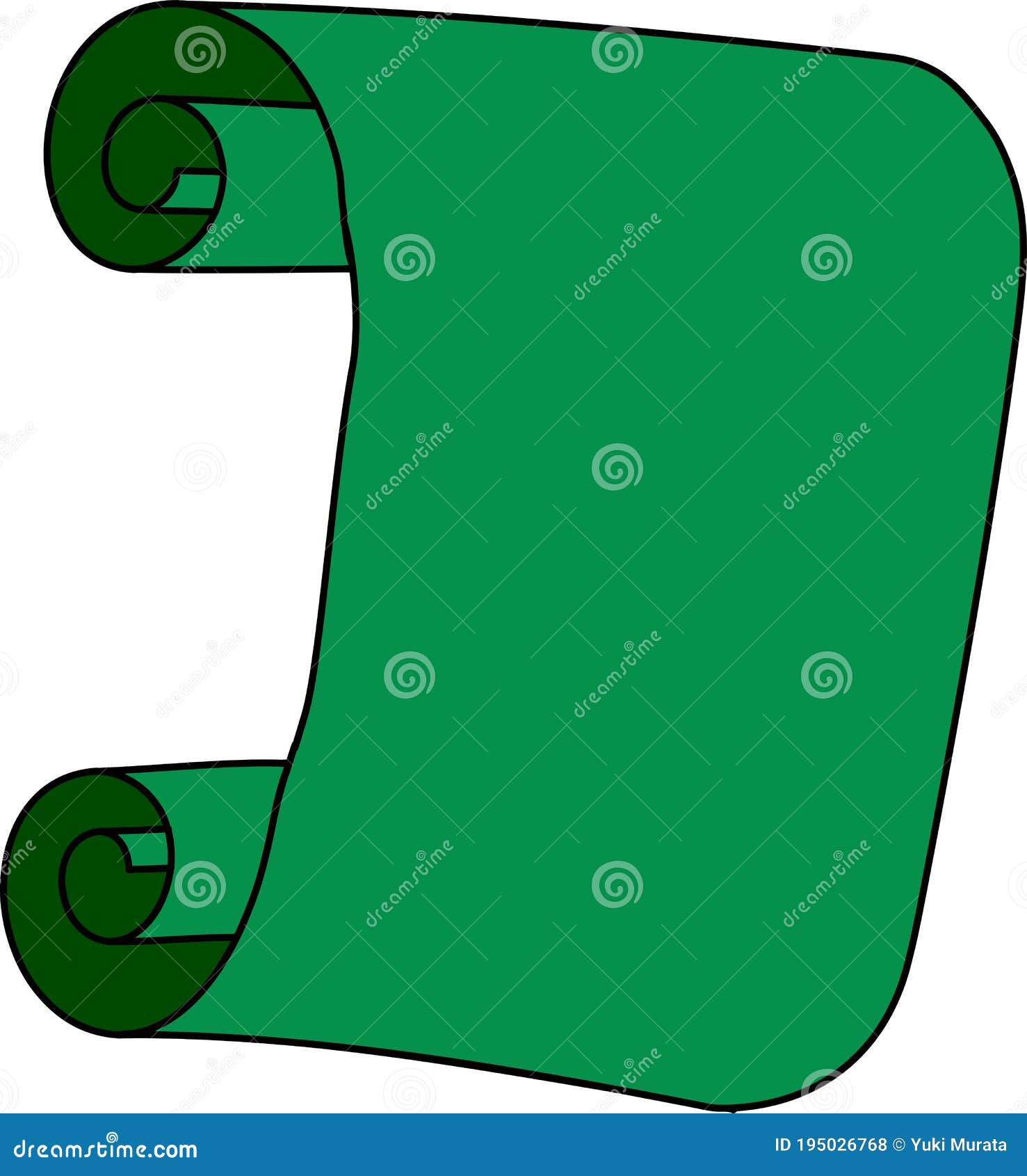 Colorful Paper scroll stock vector. Illustration of asia - 195026768