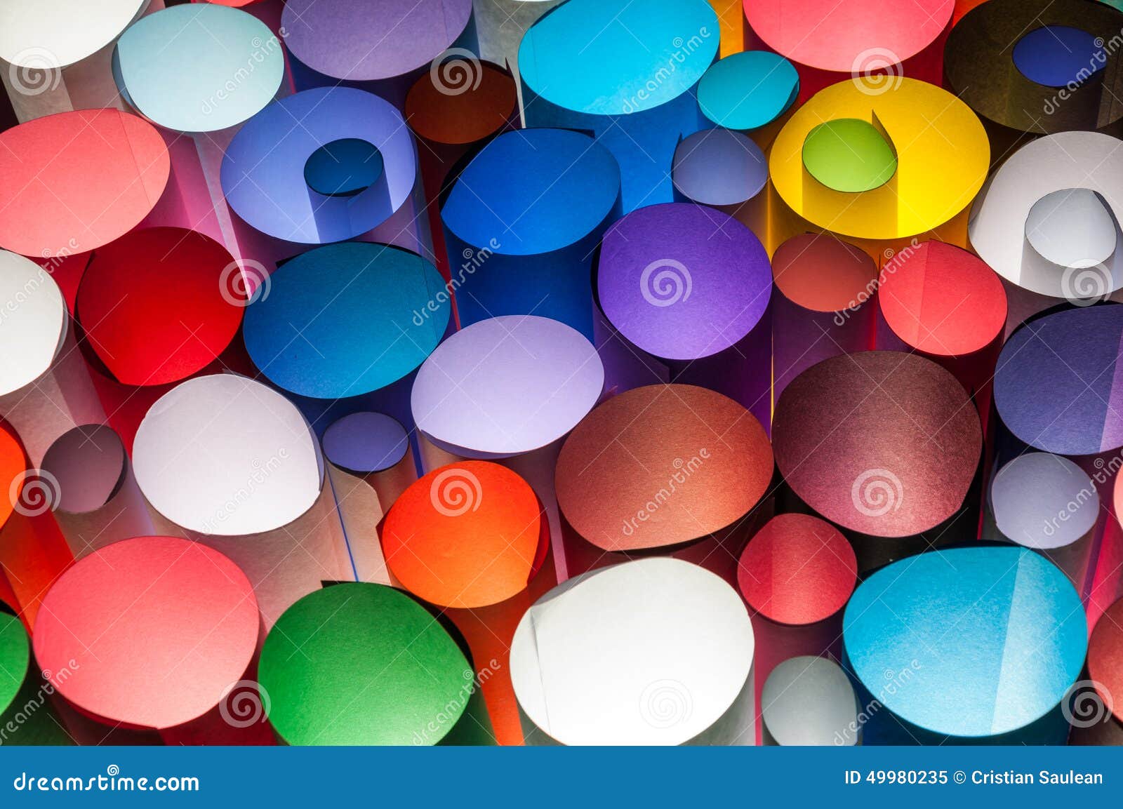Colorful paper stock image. Image of fiber, decorative - 49980235