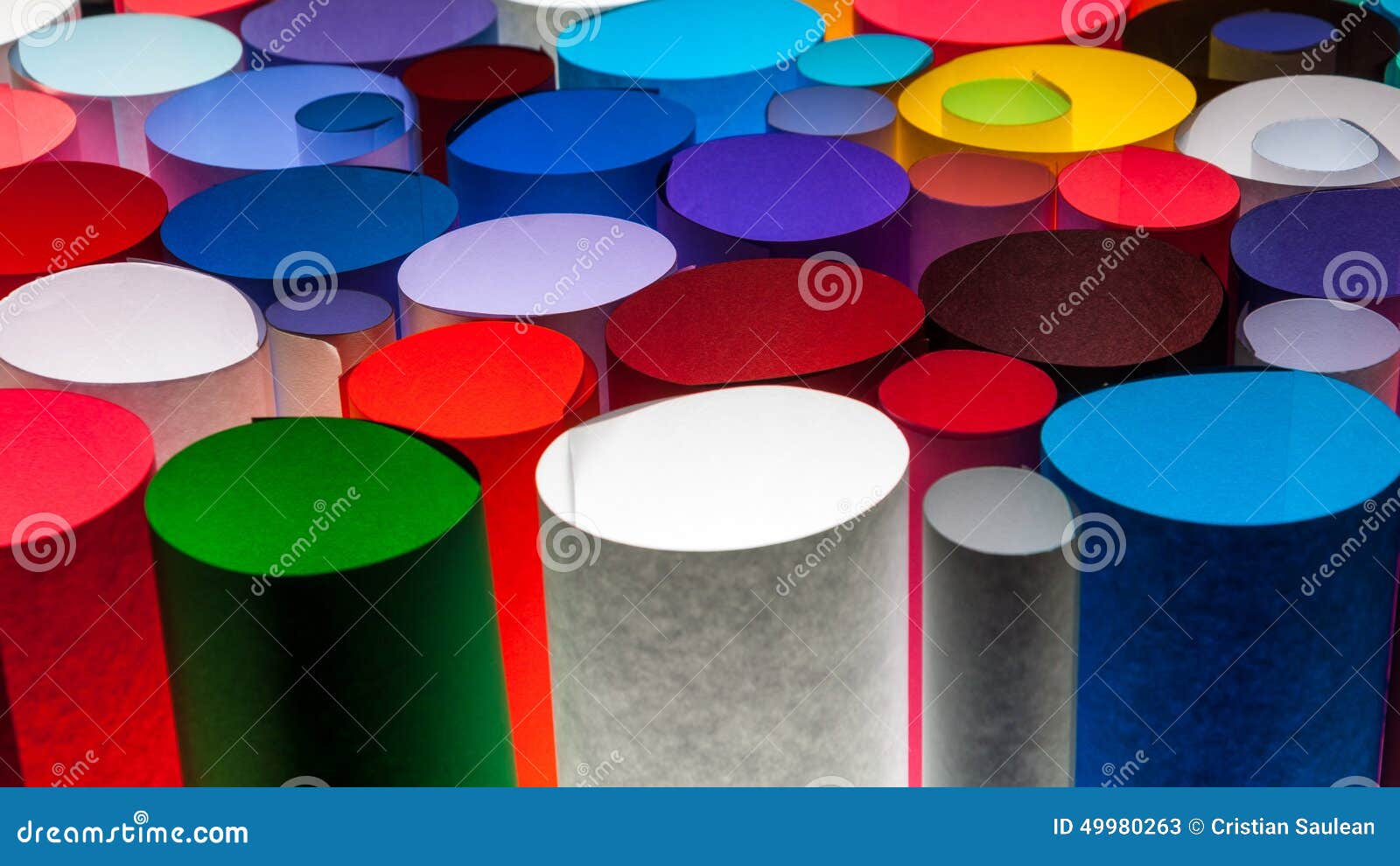 Colorful paper stock image. Image of abstract, darkbrightnes - 49980263