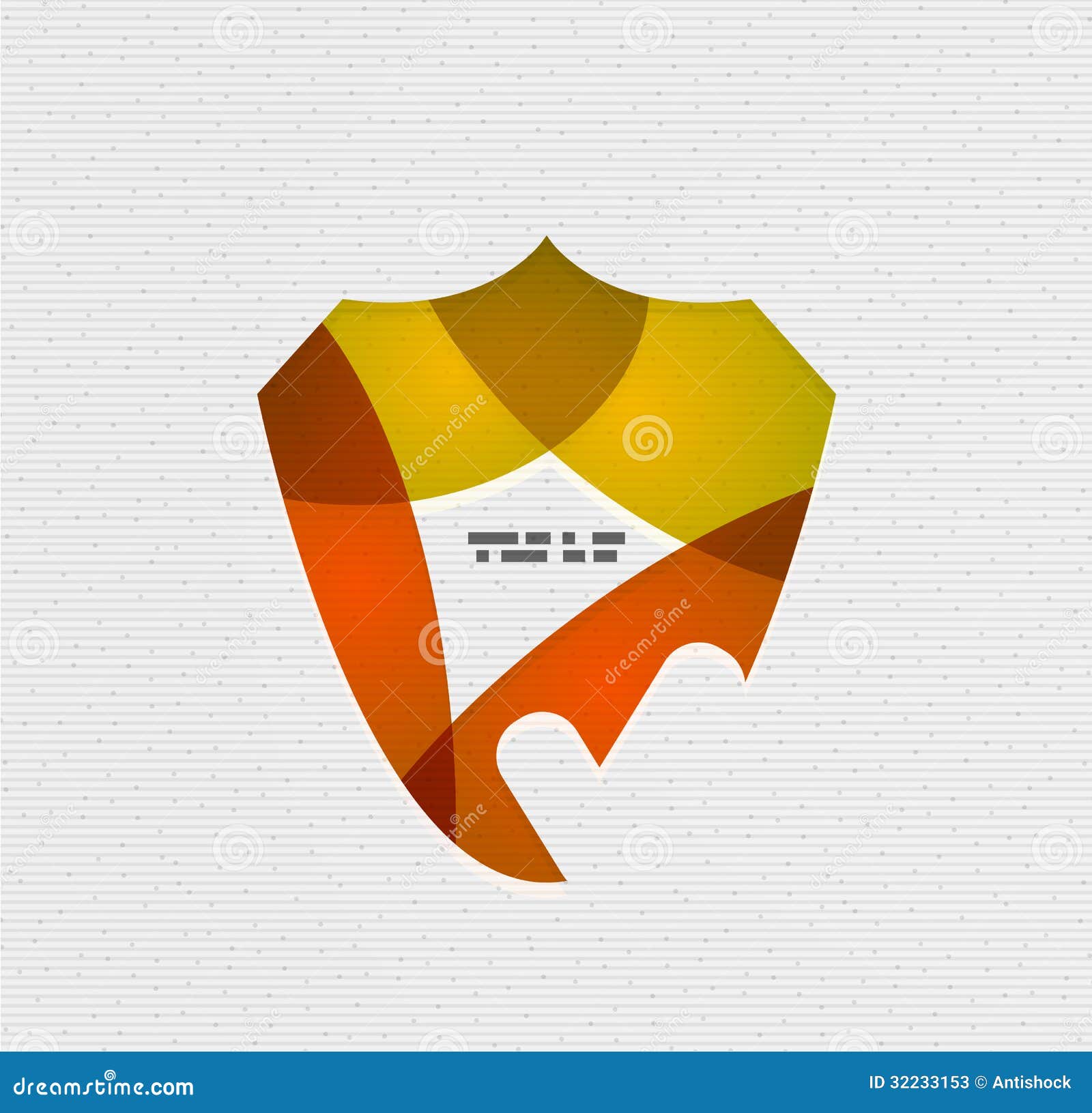 Paper Shield Justice Icon Color Outline Vector | CartoonDealer.com ...