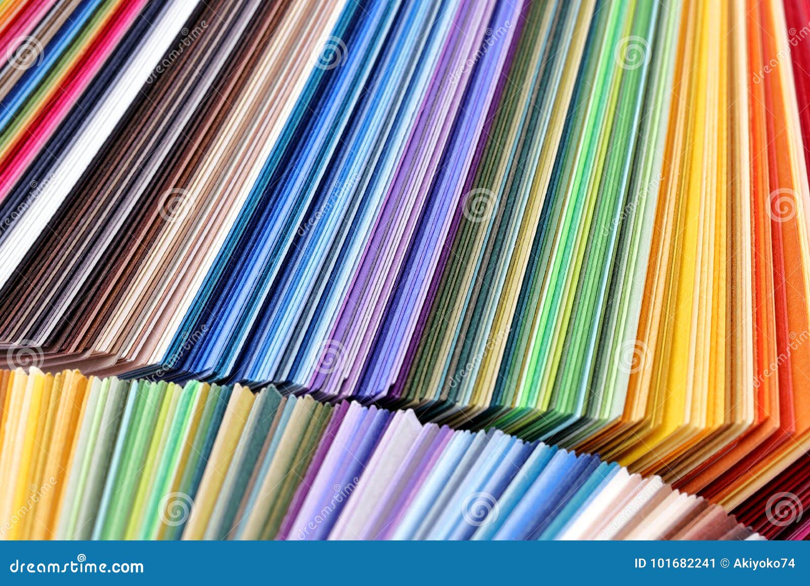 Colorful Paper - Color Samples Stock Image - Image of macro, creativity ...