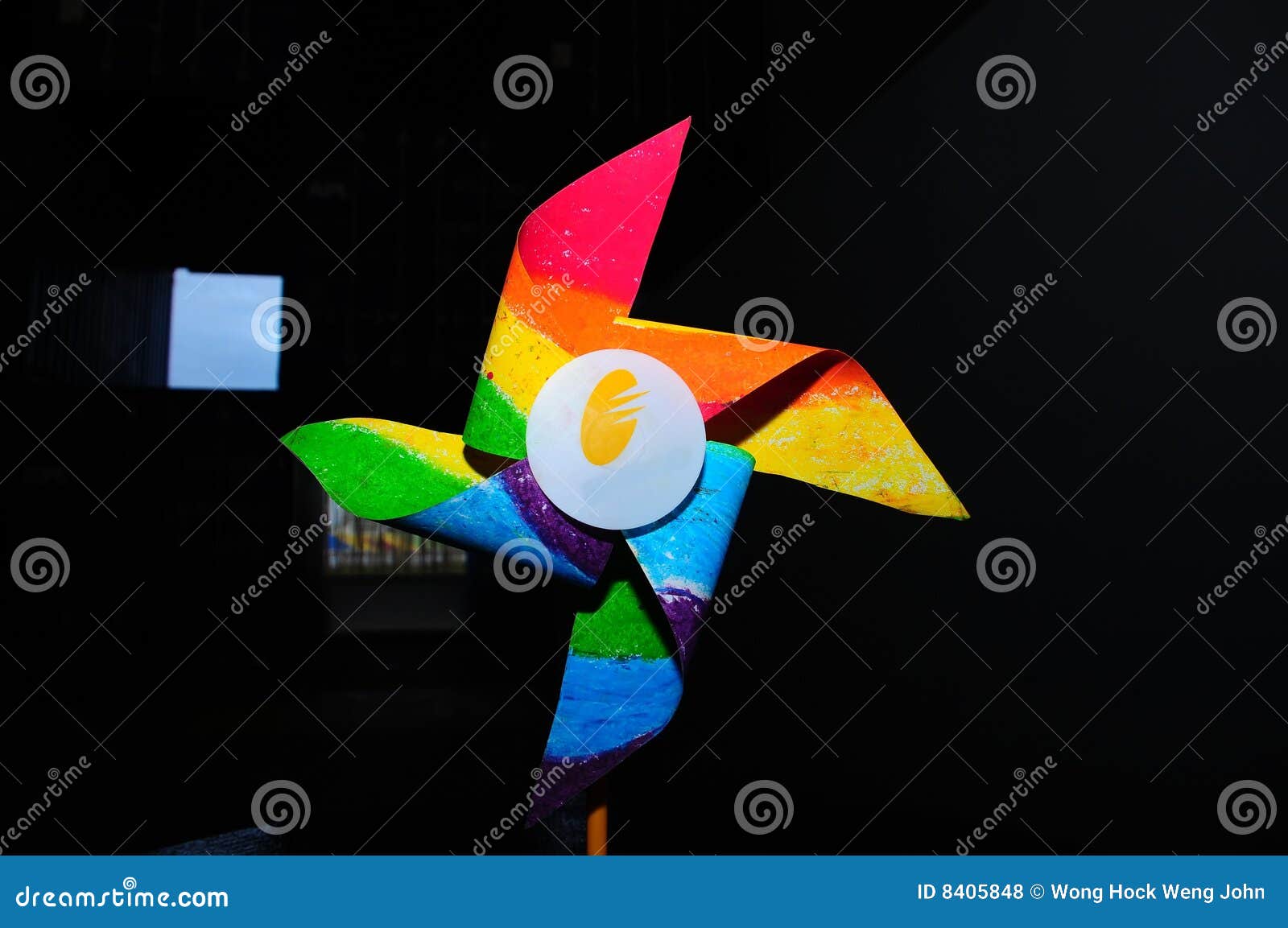 Colorful Paper Windmill In The Hall Picture. Image: 8405848