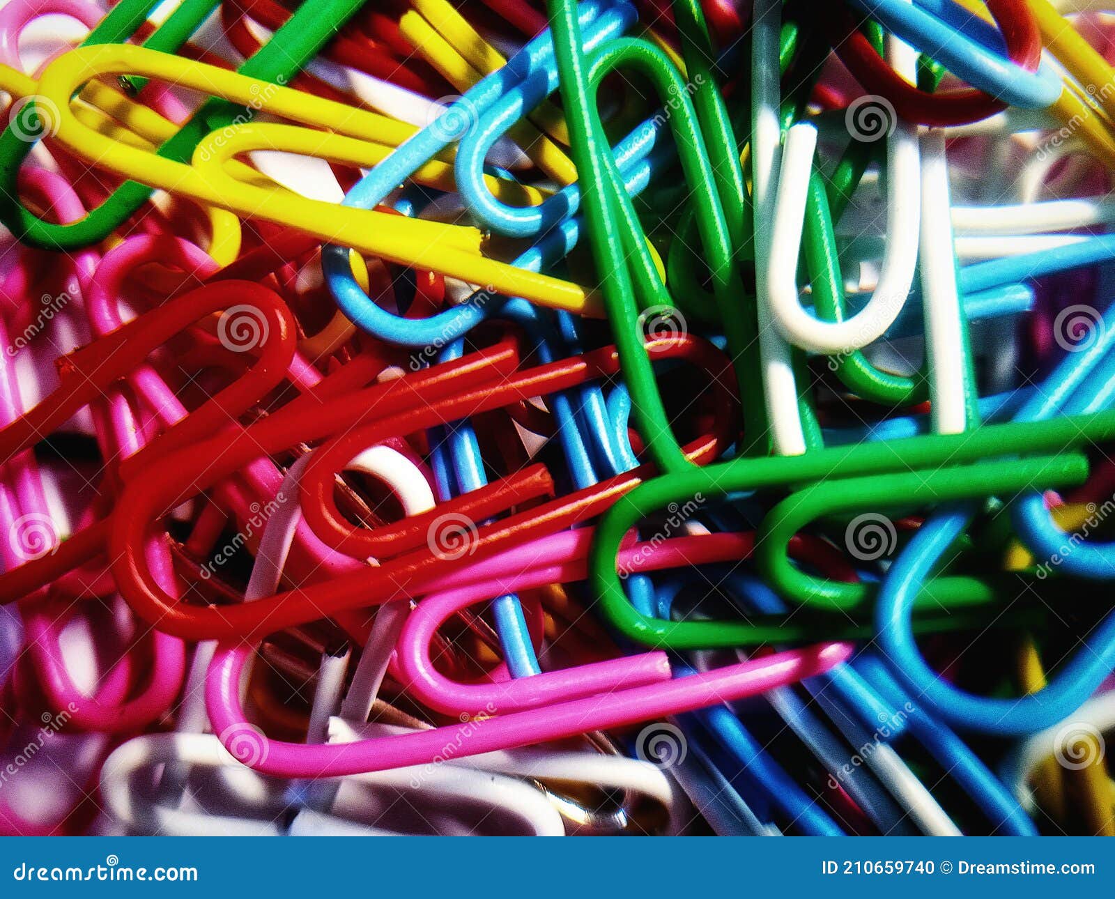 Colorful Paperclips Background Wallpaper Stock Photo - Image of pink ...