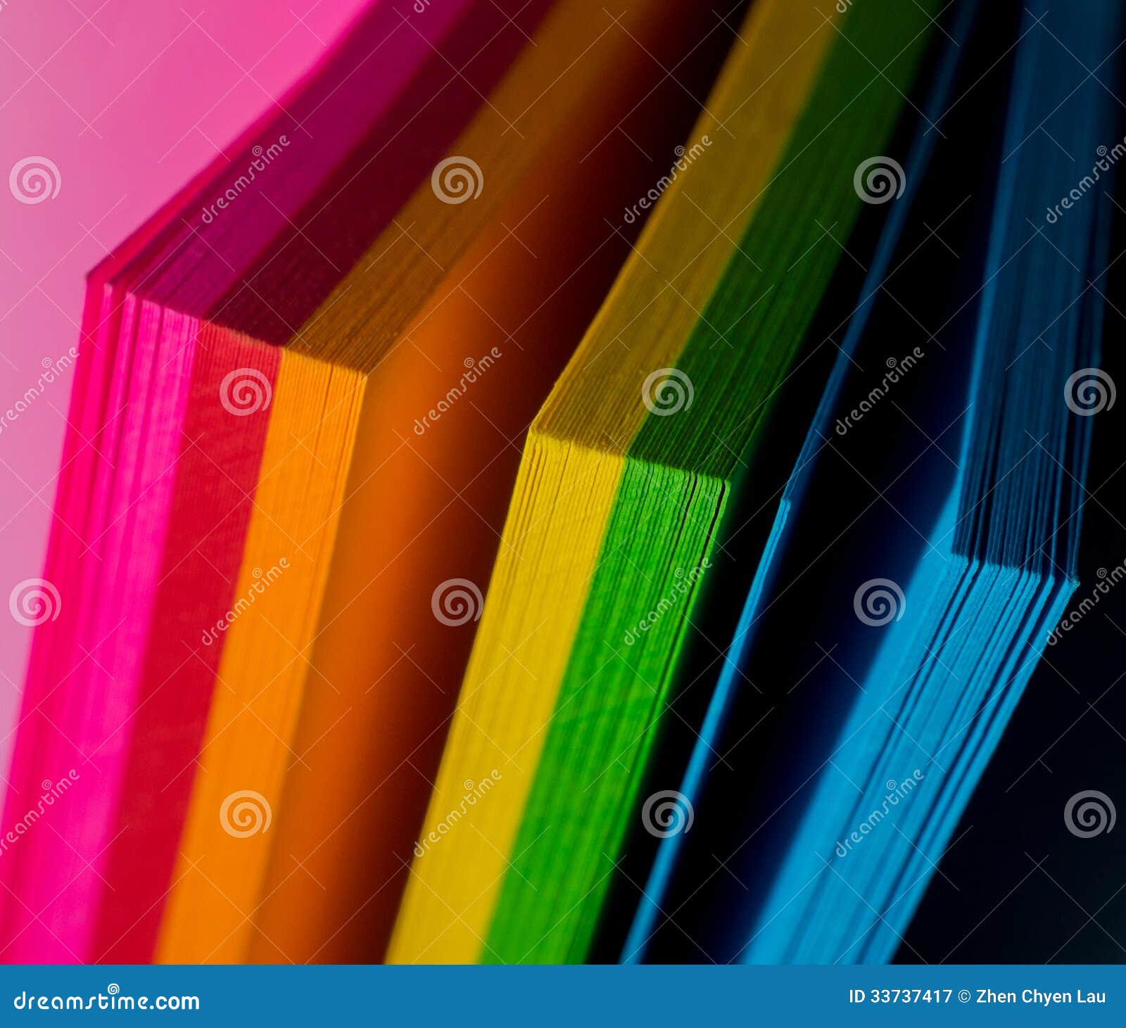Colorful papers stock image. Image of concept, rainbow - 33737417