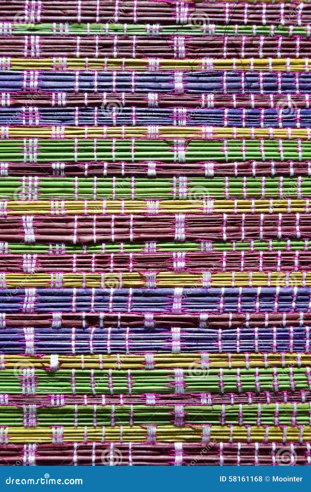 Colorful papyrus mat. stock photo. Image of handwork - 58161168