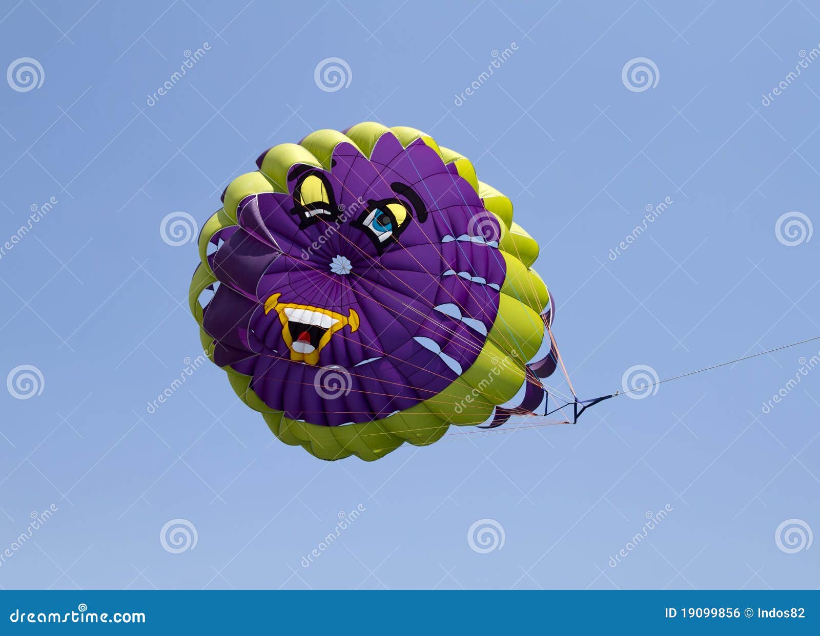 Colorful parachute stock photo. Image of para, parasail - 19099856