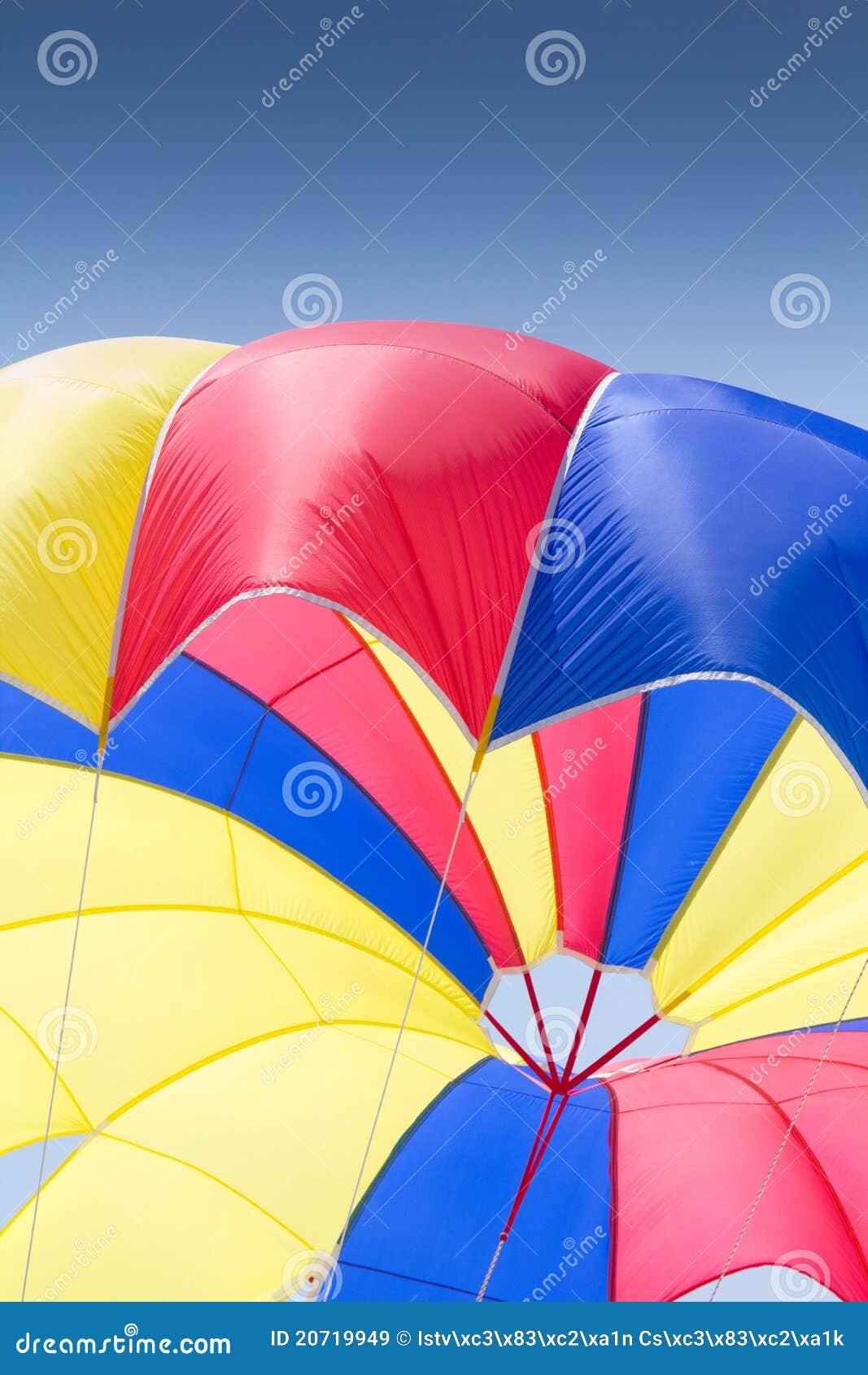 Colorful parachute stock image. Image of falling, jumping - 20719949