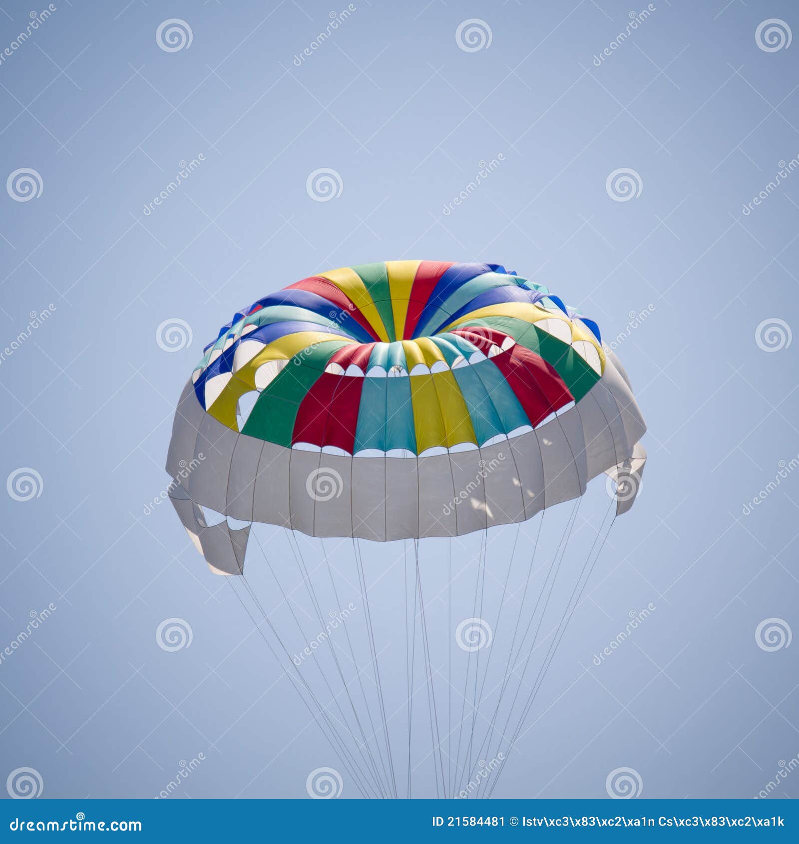 Colorful parachute stock image. Image of gliding, slik - 21584481