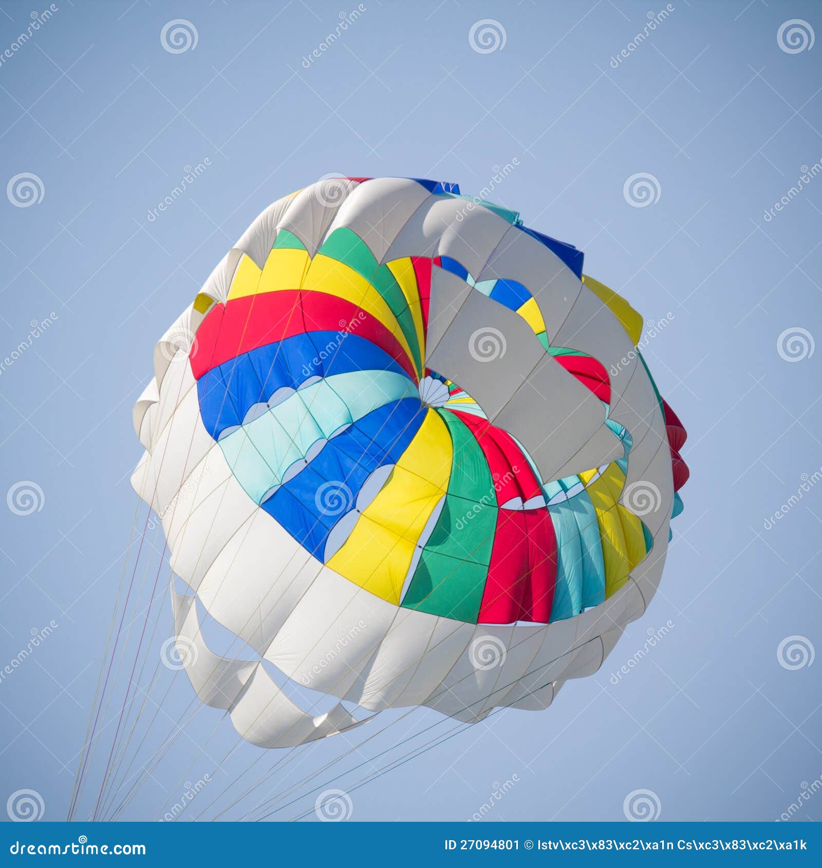 Colorful parachute stock image. Image of pursuit, lifestyles - 27094801