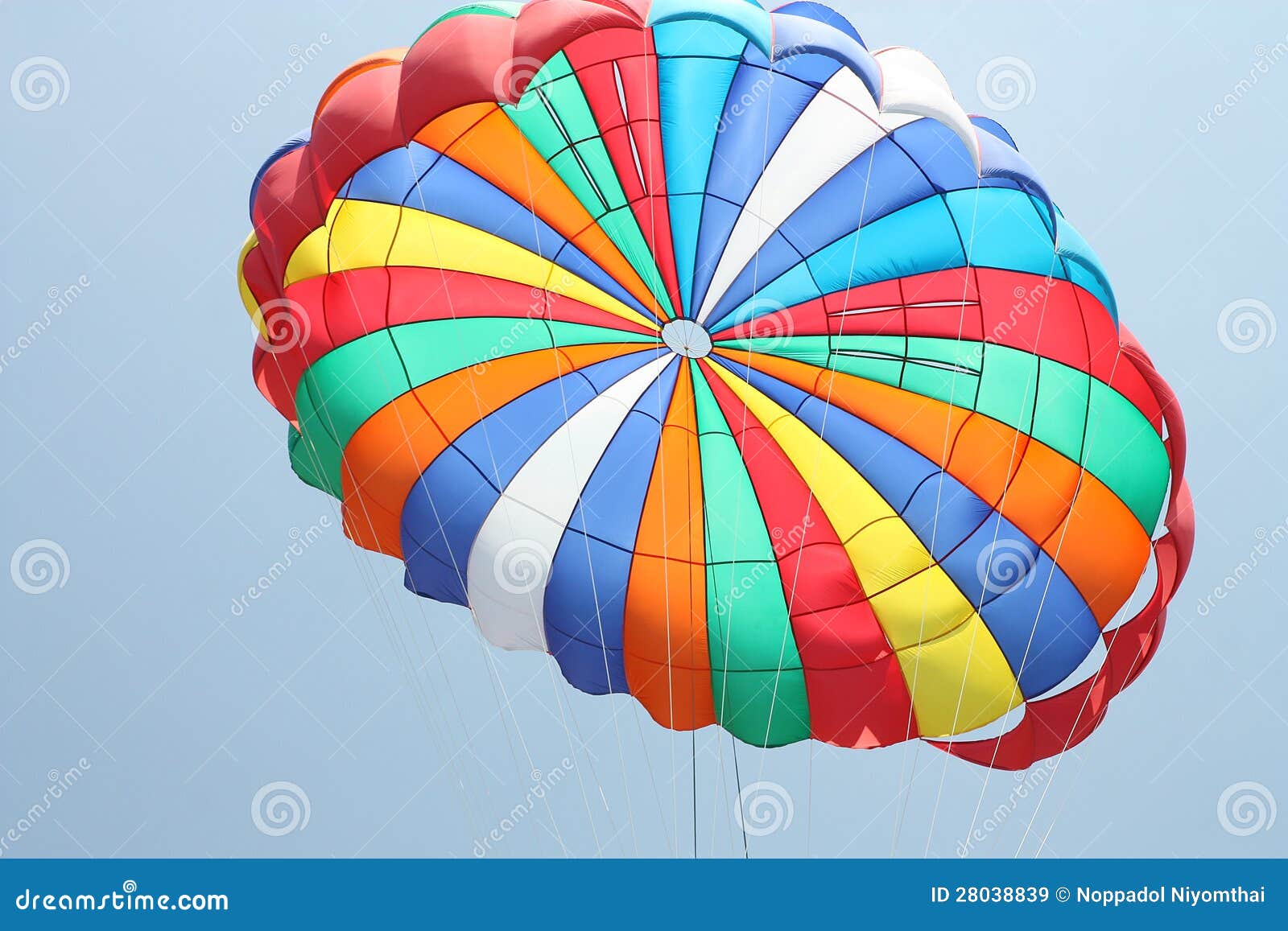 Colorful Parachute stock image. Image of sail, parachute - 28038839
