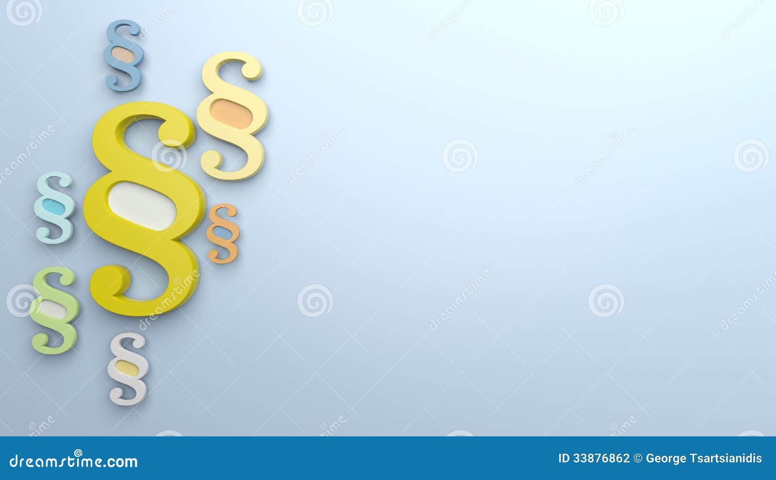 Paragraph Colorful Paper Symbols In The Corner On A Grey Background ...