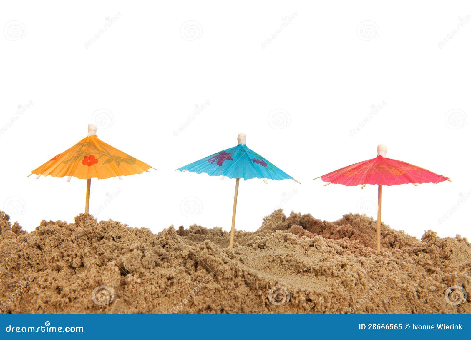 Colorful Parasols at the Beach Stock Image - Image of travel, beach ...
