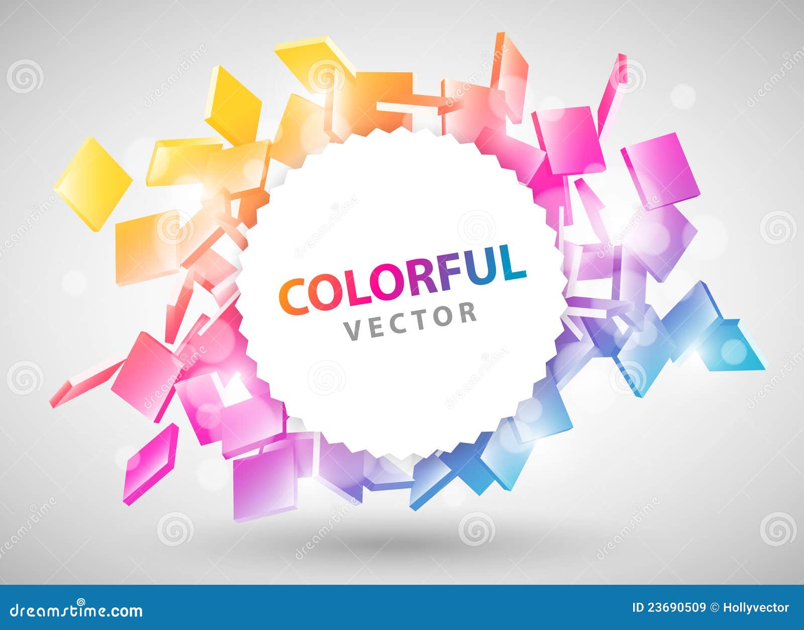 Colorful particles Design stock illustration. Illustration of design ...