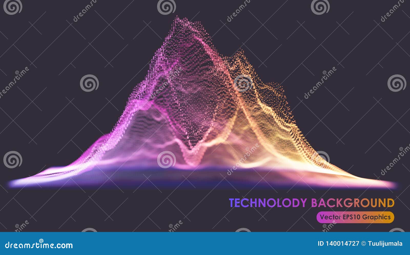 Colorful Particles Effect Dust Debris Isolated On Black Background ...