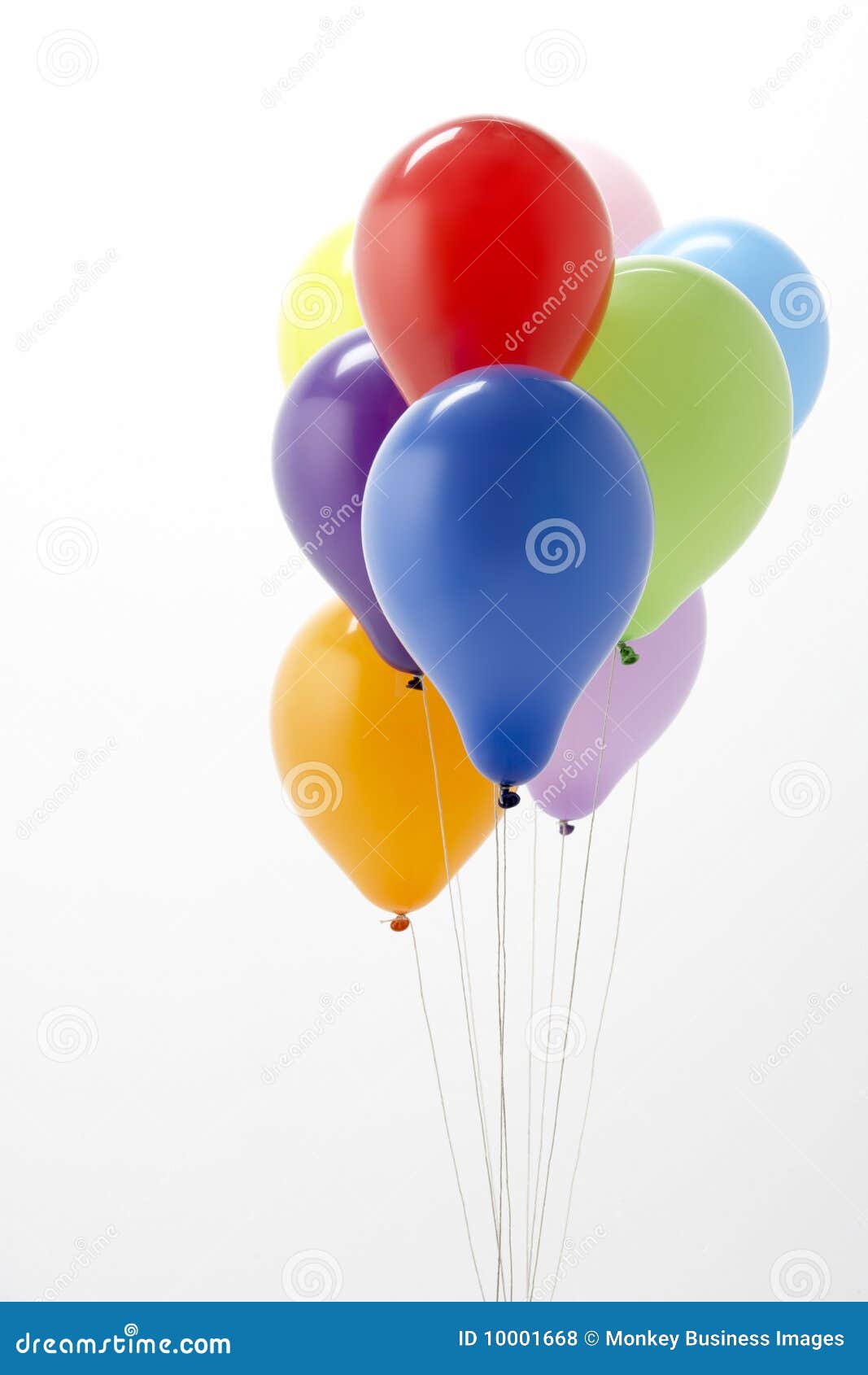 Colorful Party Balloons stock photo. Image of orange - 10001668