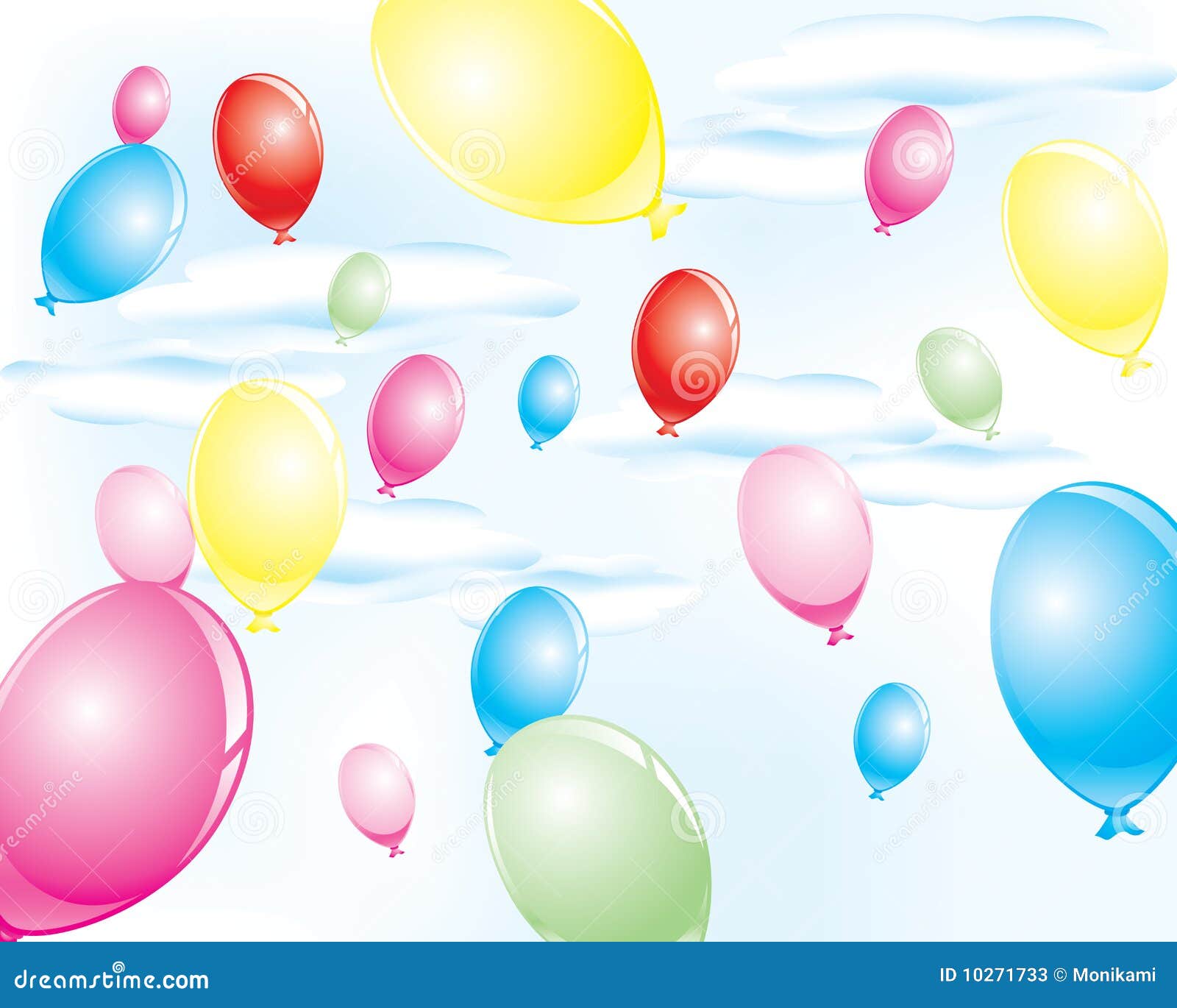 Colorful Party Balloons Picture. Image: 10271733