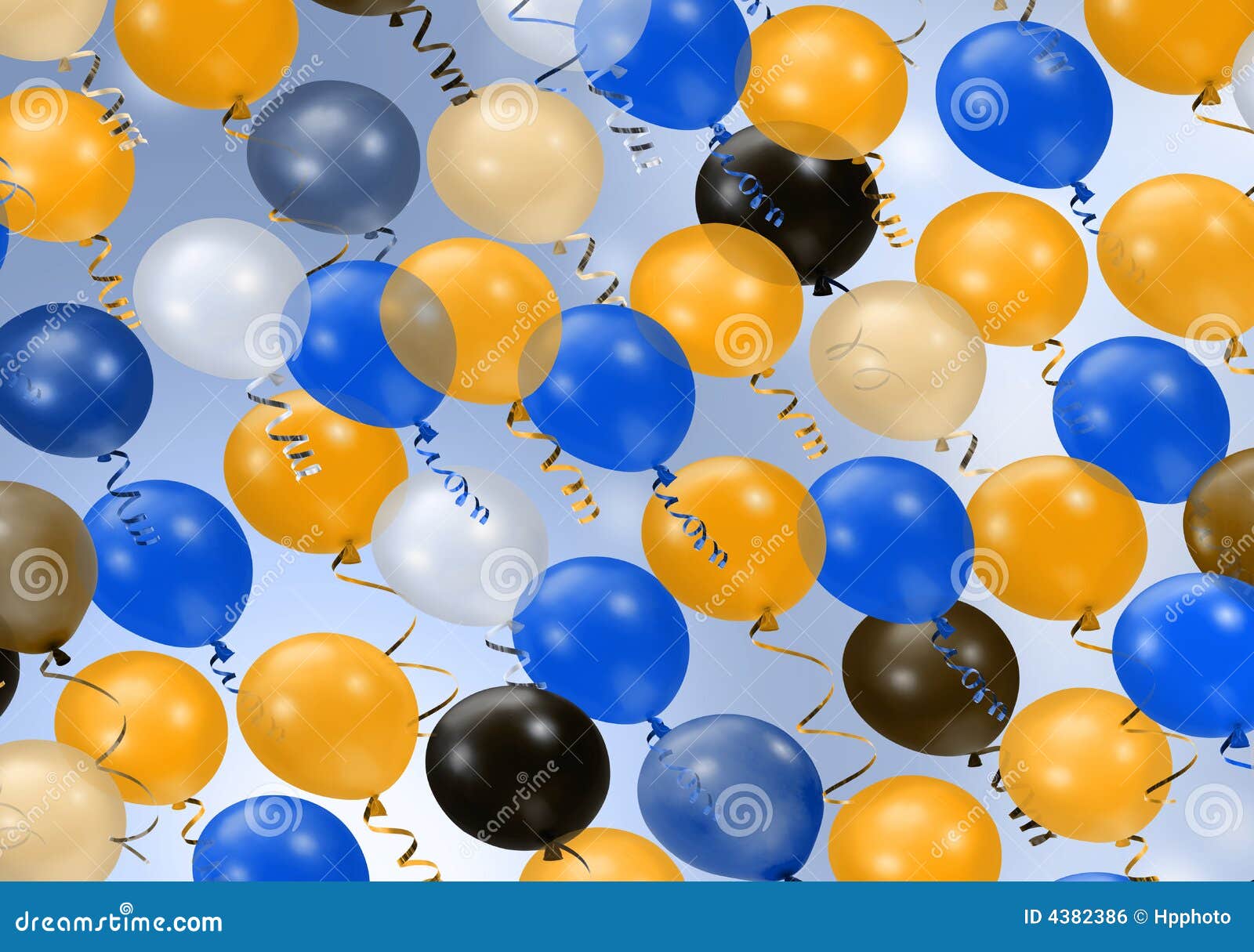Colorful Party Balloons Background Stock Image | CartoonDealer.com #1623331