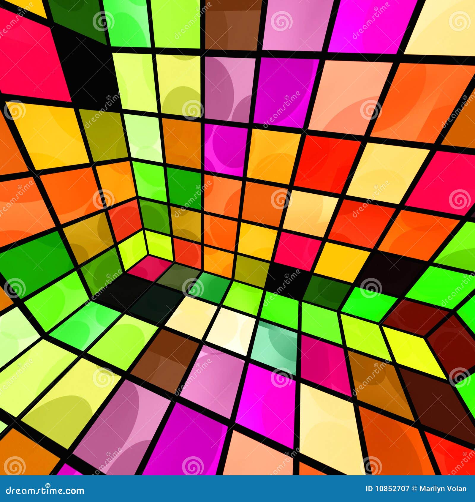 Colorful Party Room stock illustration. Illustration of bright - 10852707