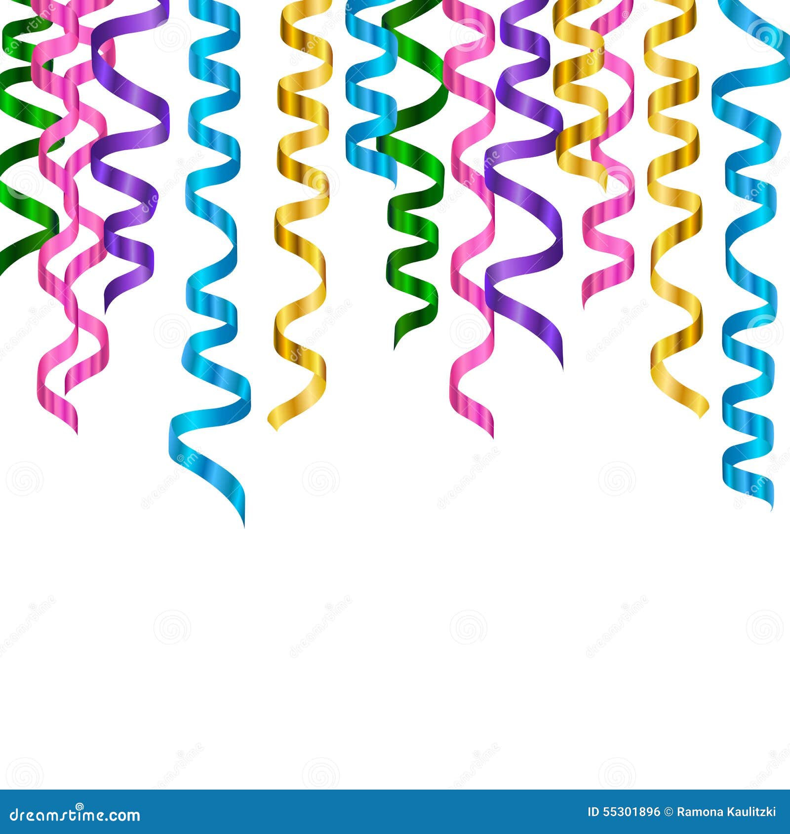 Cartoon Birthday Streamers