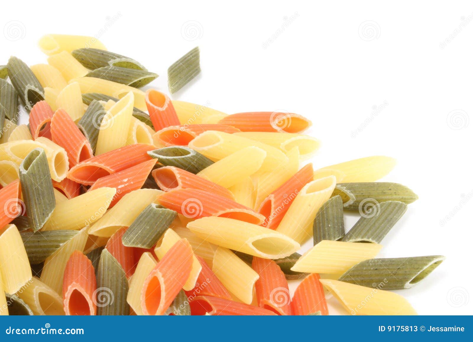 Colorful pasta stock image. Image of pasta, carbonhydrates - 9175813