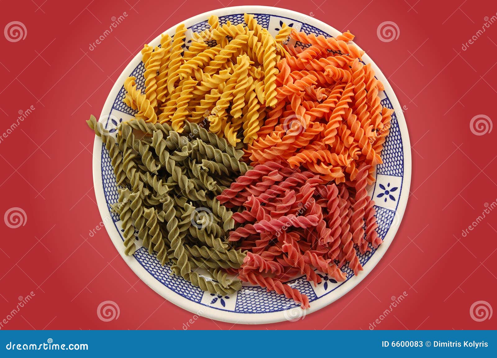 Colorful pasta dish stock image. Image of background, colorful - 6600083