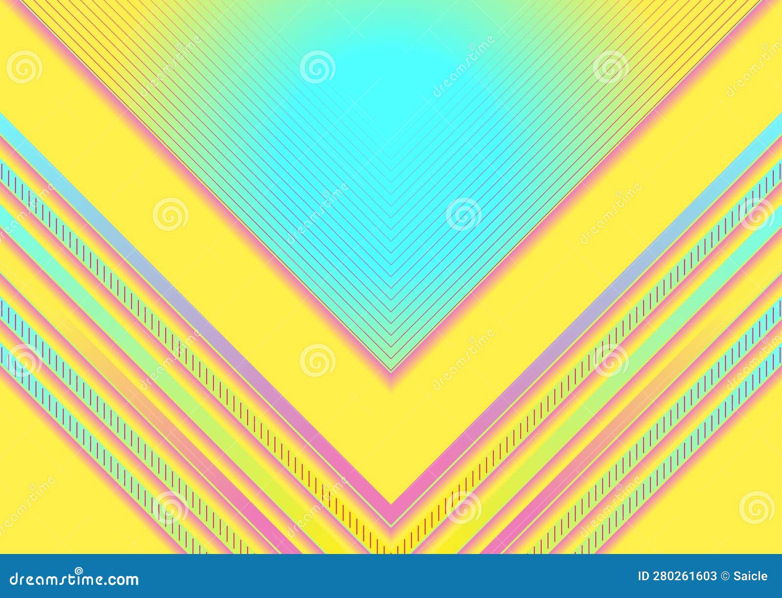 Colorful Pastel Arrows and Lines Abstract Modern Background Stock ...