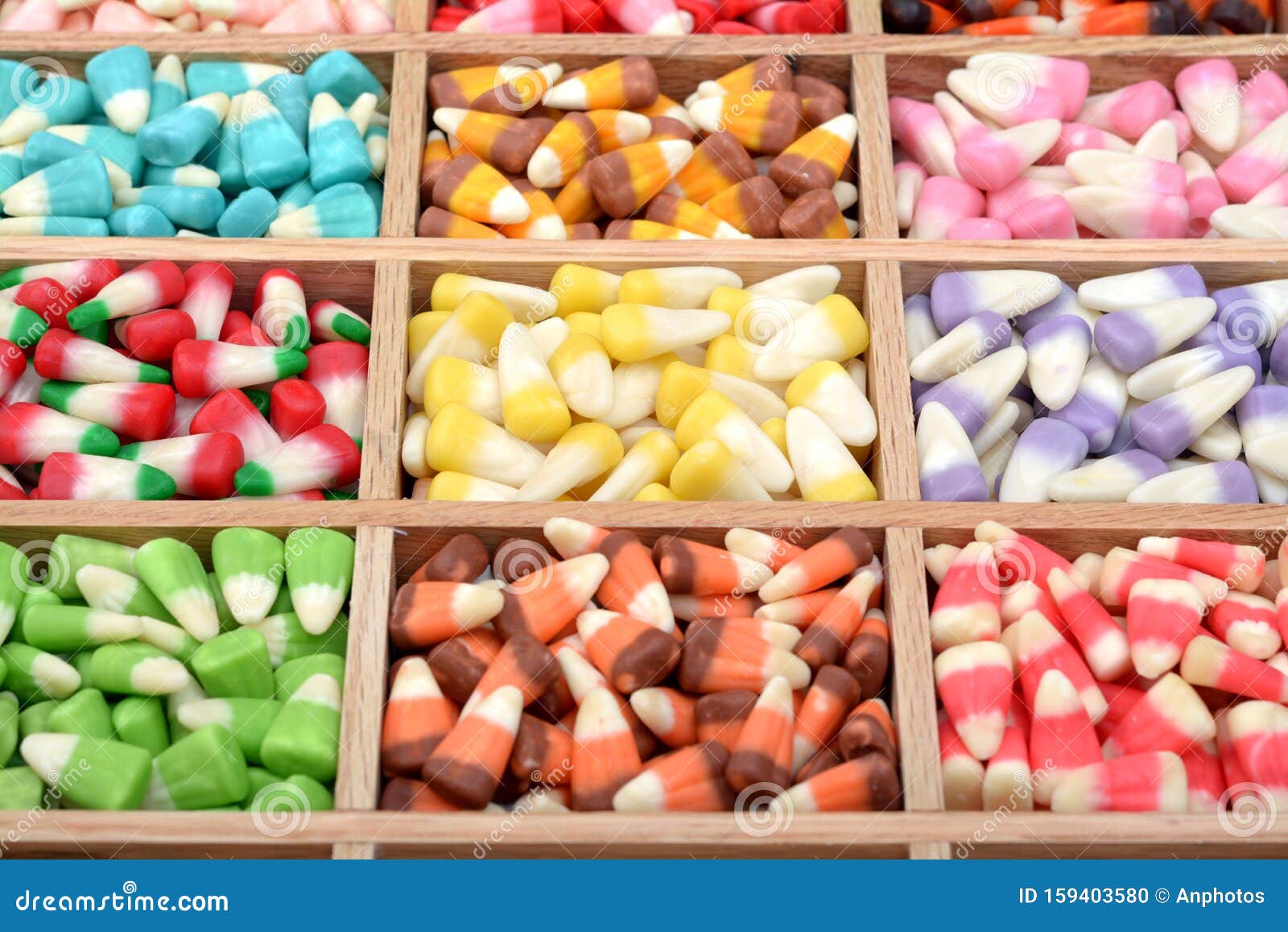 Colorful pastel candy stock photo. Image of brown, seasonal - 159403580