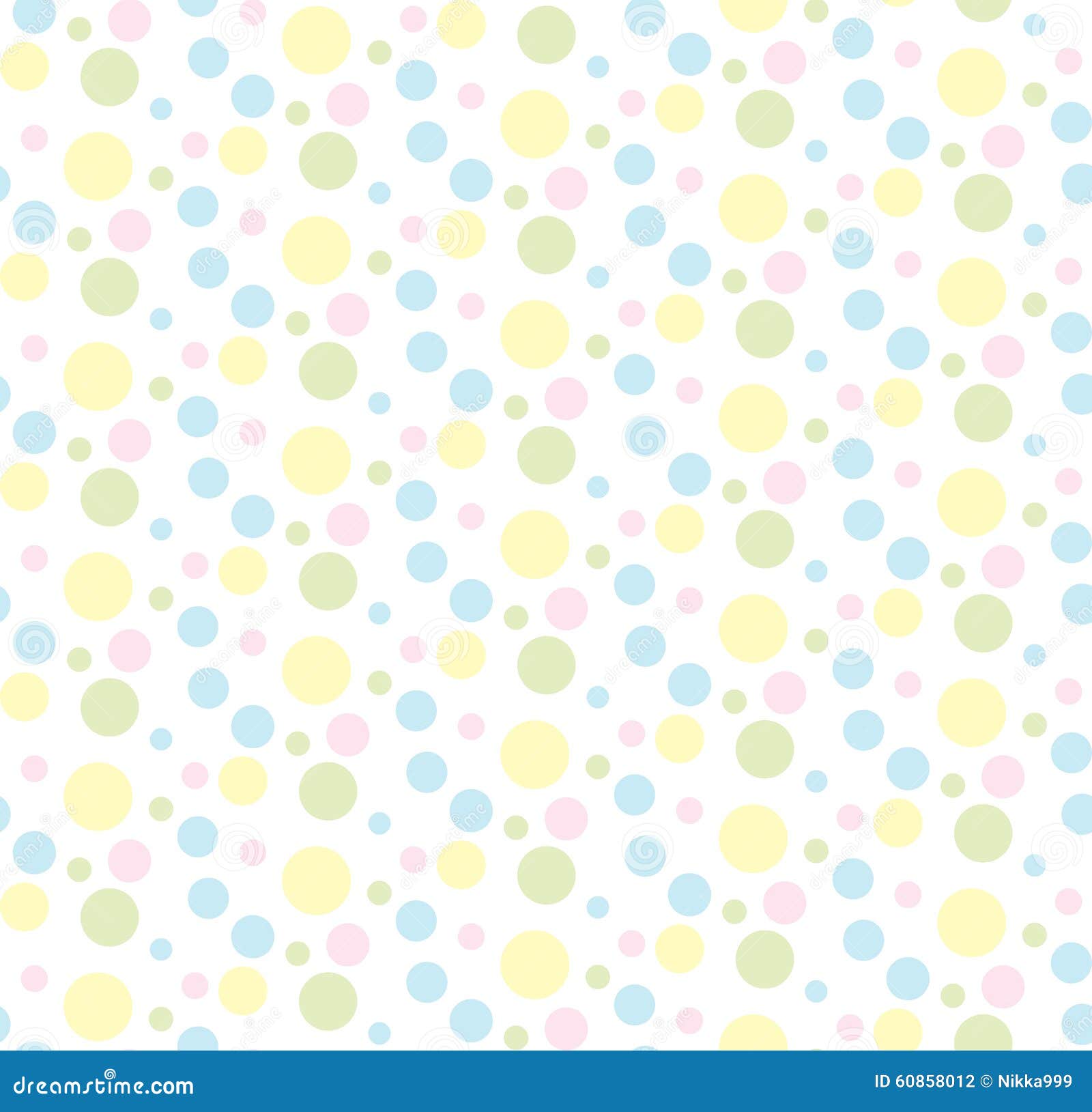 Colorful pastel circles stock vector. Illustration of pretty - 60858012