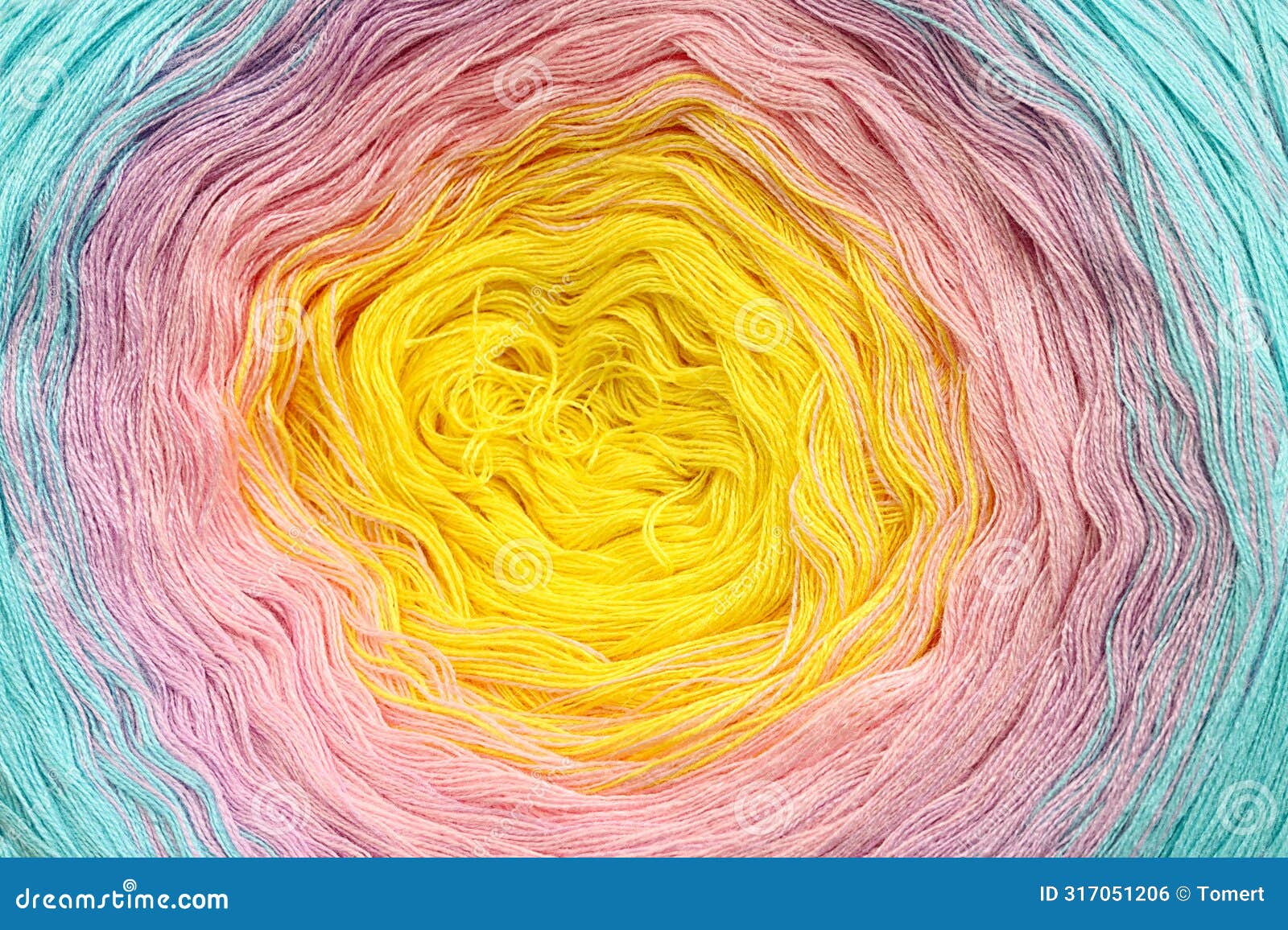 Colorful Pastel Cotton Yarn Ball of Wool Stock Photo - Image of winter ...