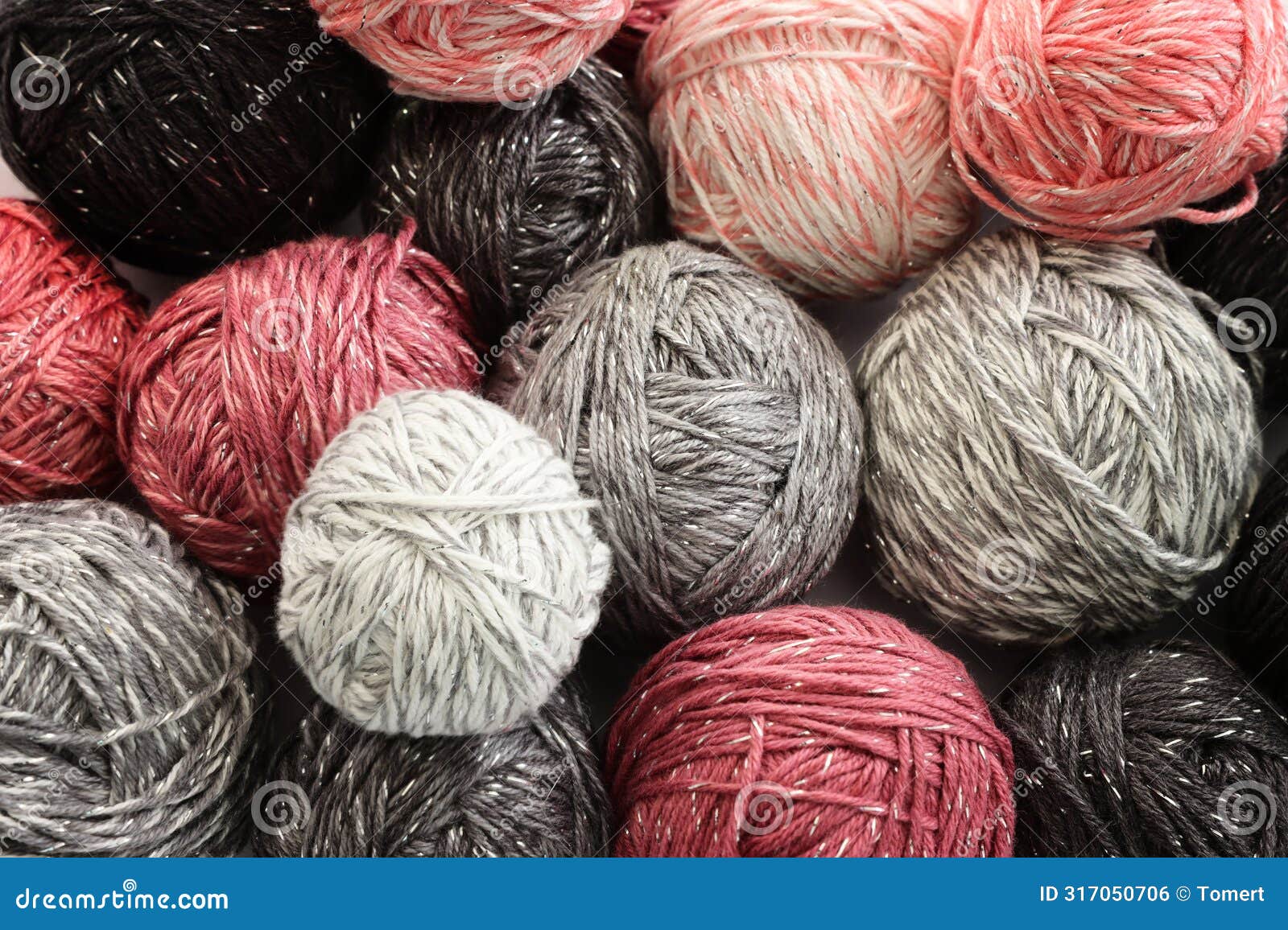 Colorful Pastel Cotton Yarn Balls of Wool Stock Photo - Image of cord ...