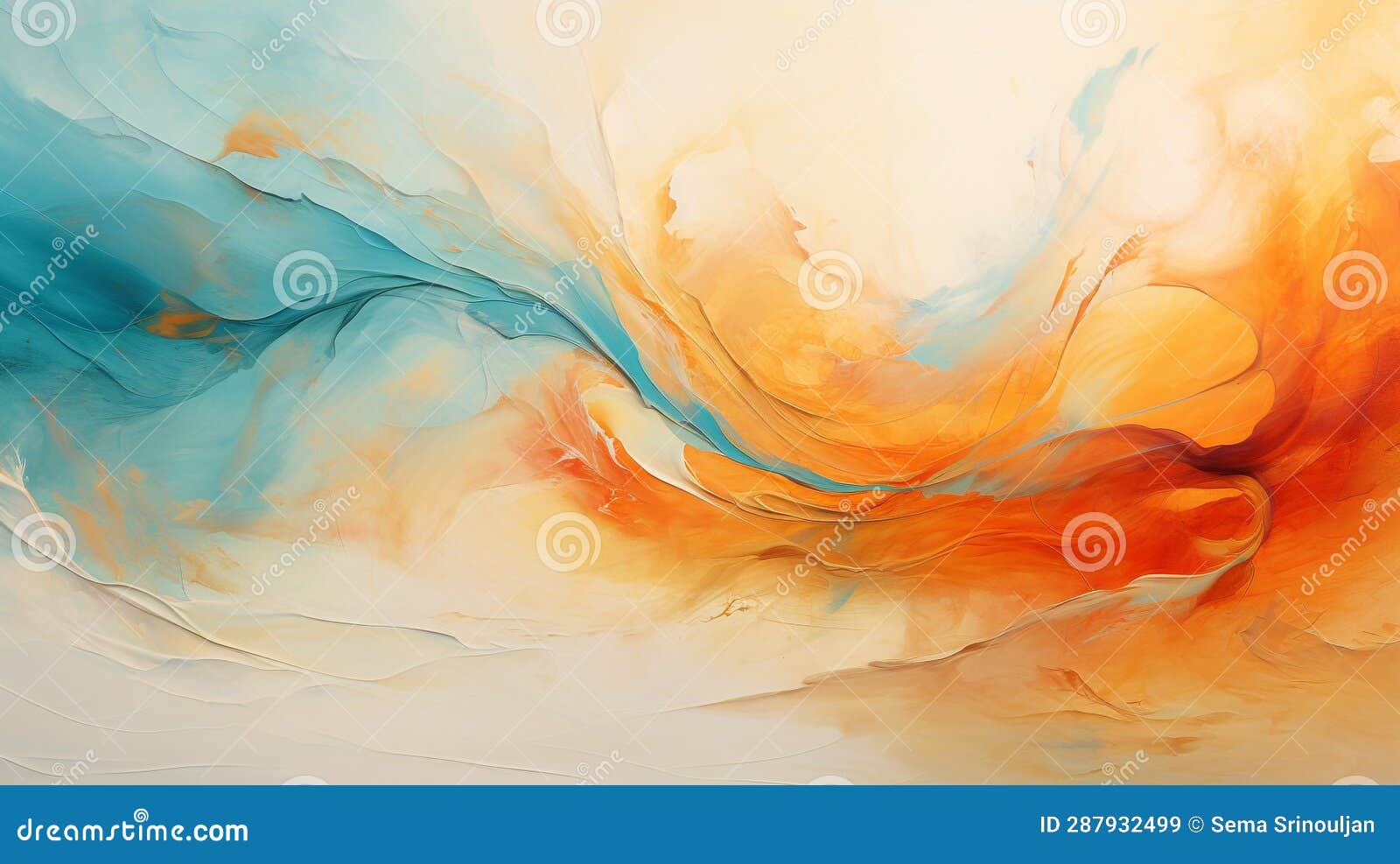 Colorful Pastel Paint Splashes Background. - Generative Ai Stock ...