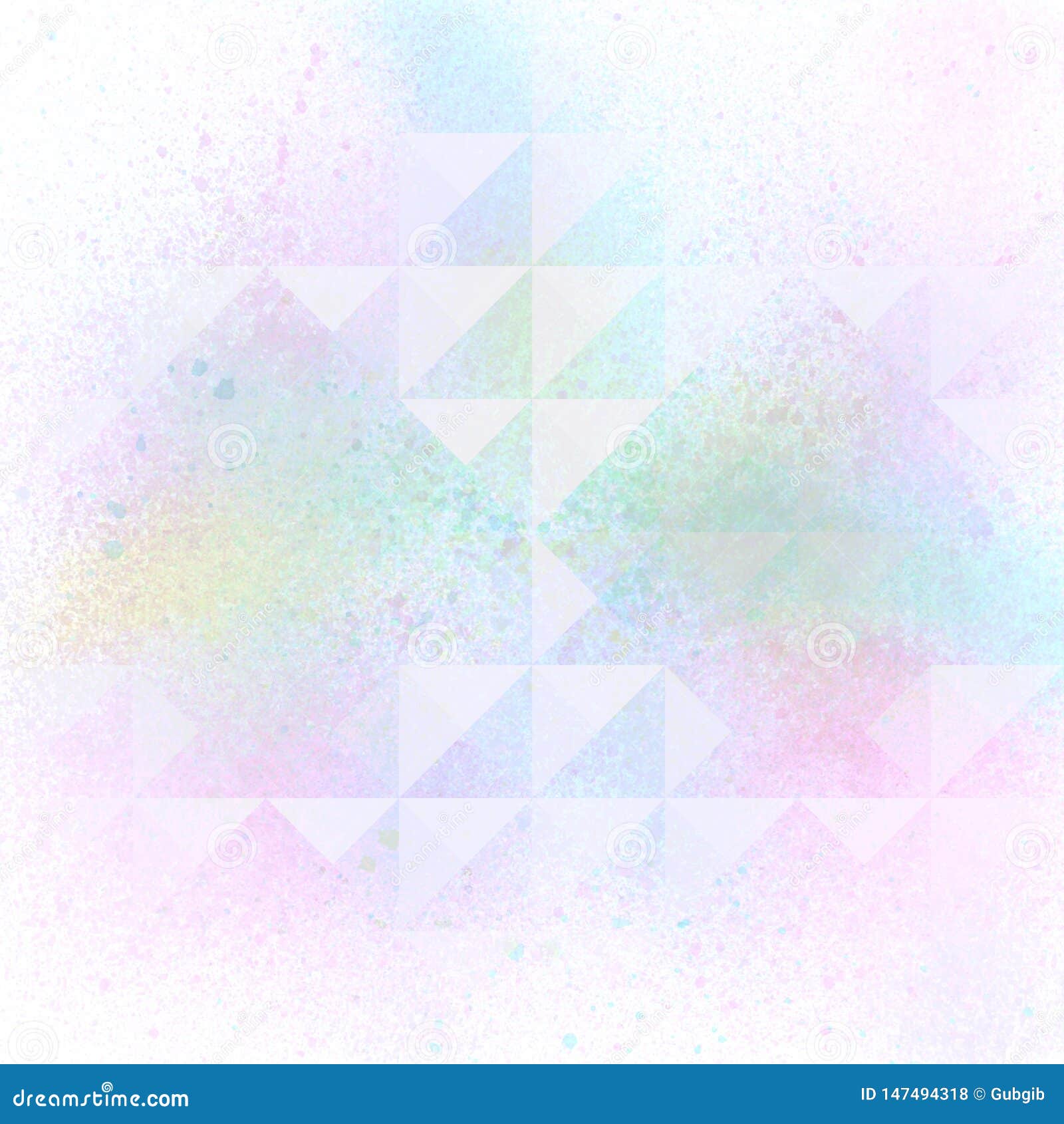 Colorful Pastel Spray Paint with Triangle Pattern Stock Illustration ...