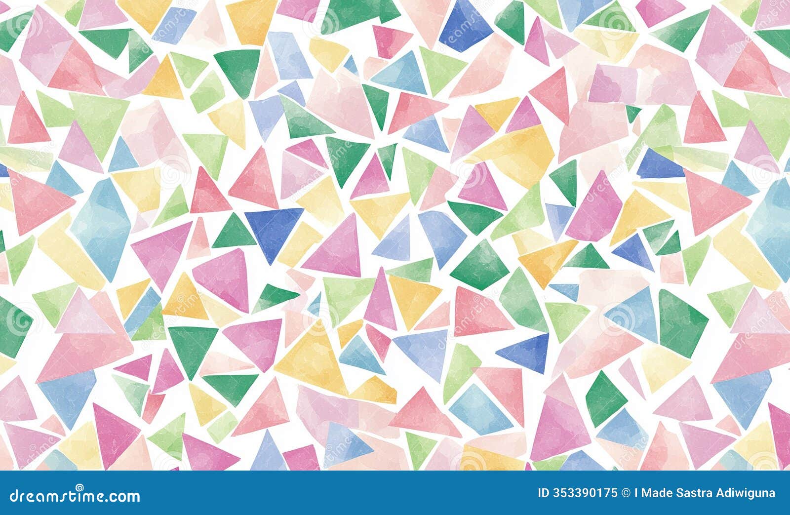 Colorful Pastel Triangle Mosaic Pattern Background for Design ...
