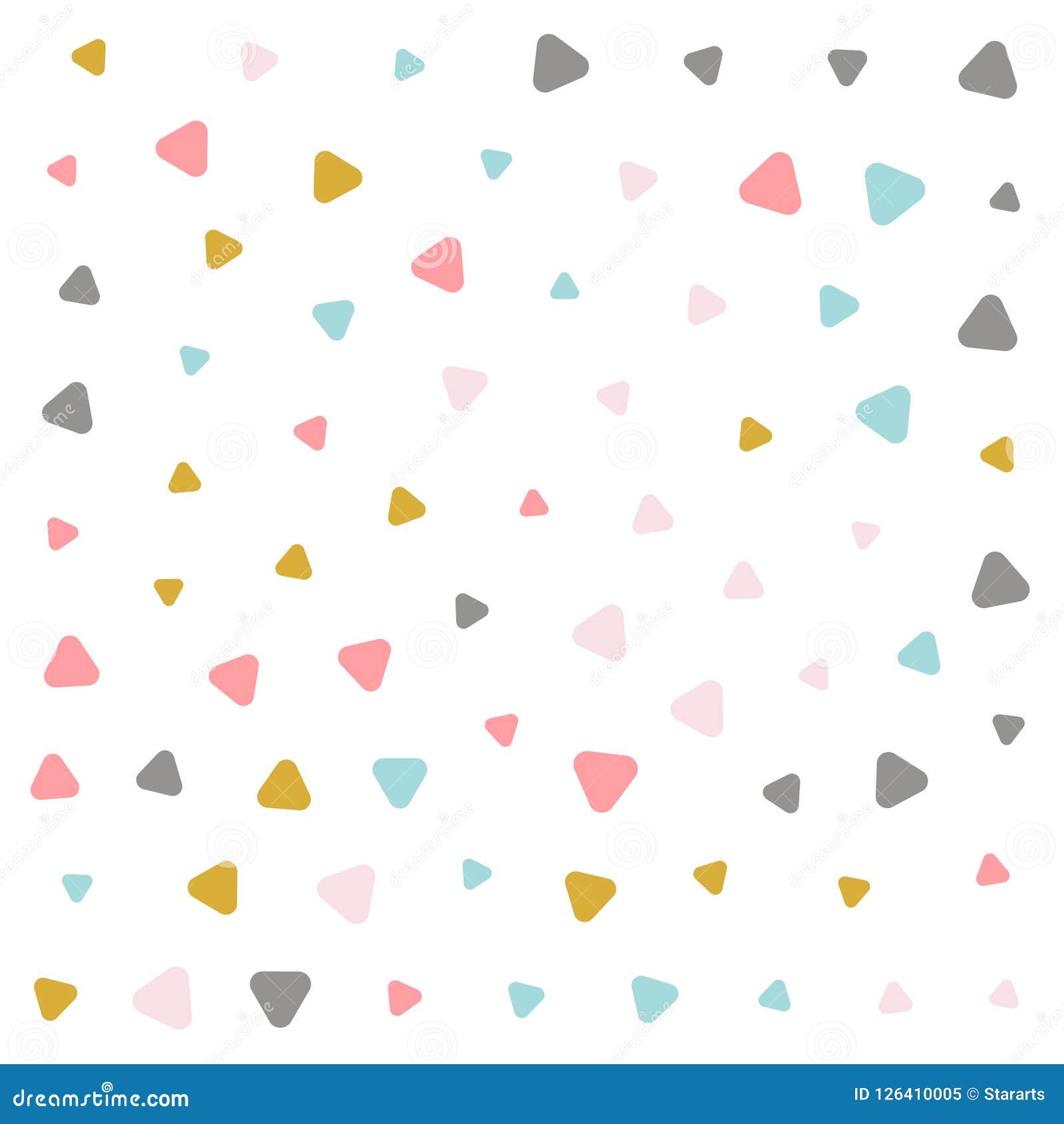 Colorful Pastel Triangle Pattern Design Stock Vector - Illustration of ...