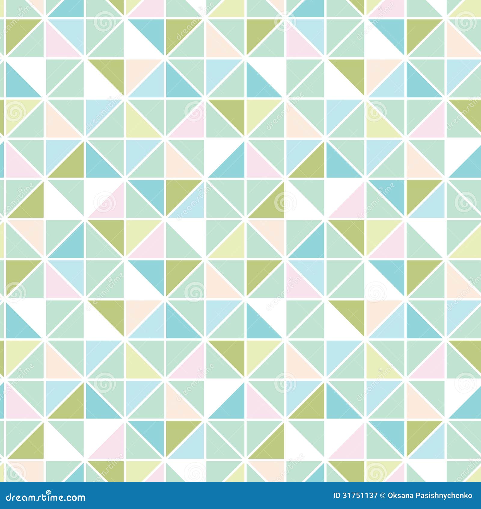 Colorful Pastel Triangle Texture Seamless Pattern Cartoon Vector ...