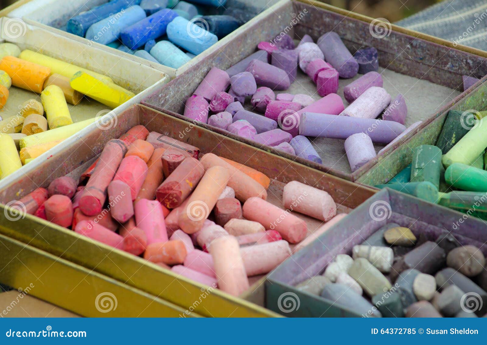 Colorful pastels stock image. Image of blue, green, colorful - 64372785