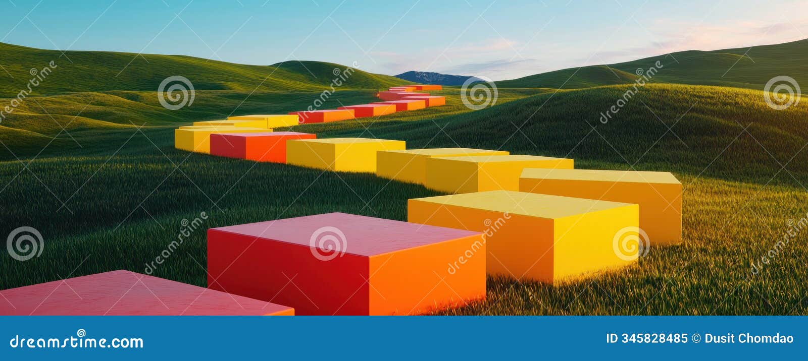 Colorful Pathway And Stairs In Largo Lecidere Park Stock Photo ...