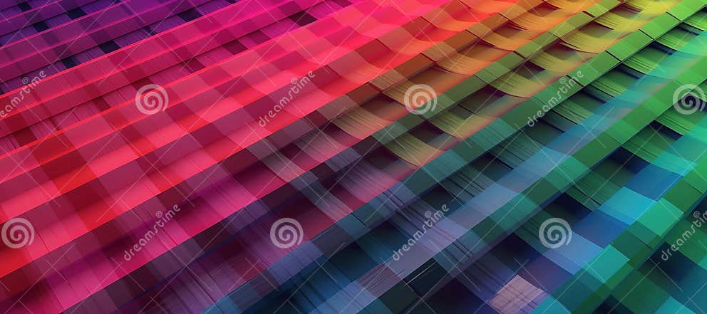 Colorful Pattern Box Lines Gradation Background Stock Illustration ...