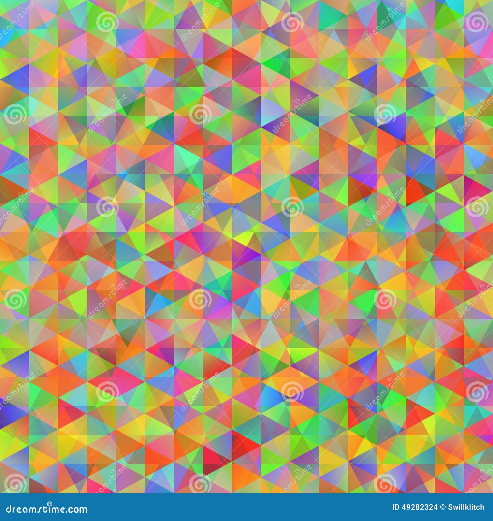 Colorful Pattern with Chaotic Triangles Stock Vector - Illustration of ...