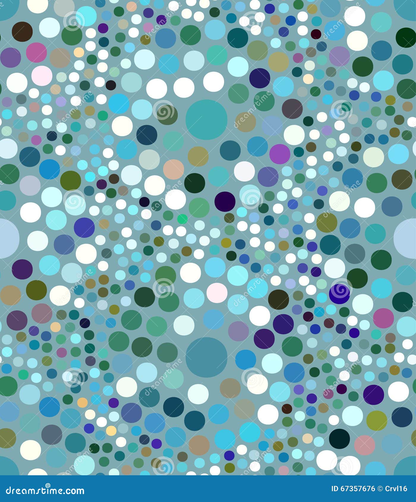 Colorful Pattern of Circles Different Color and Sizes. Stock Vector ...