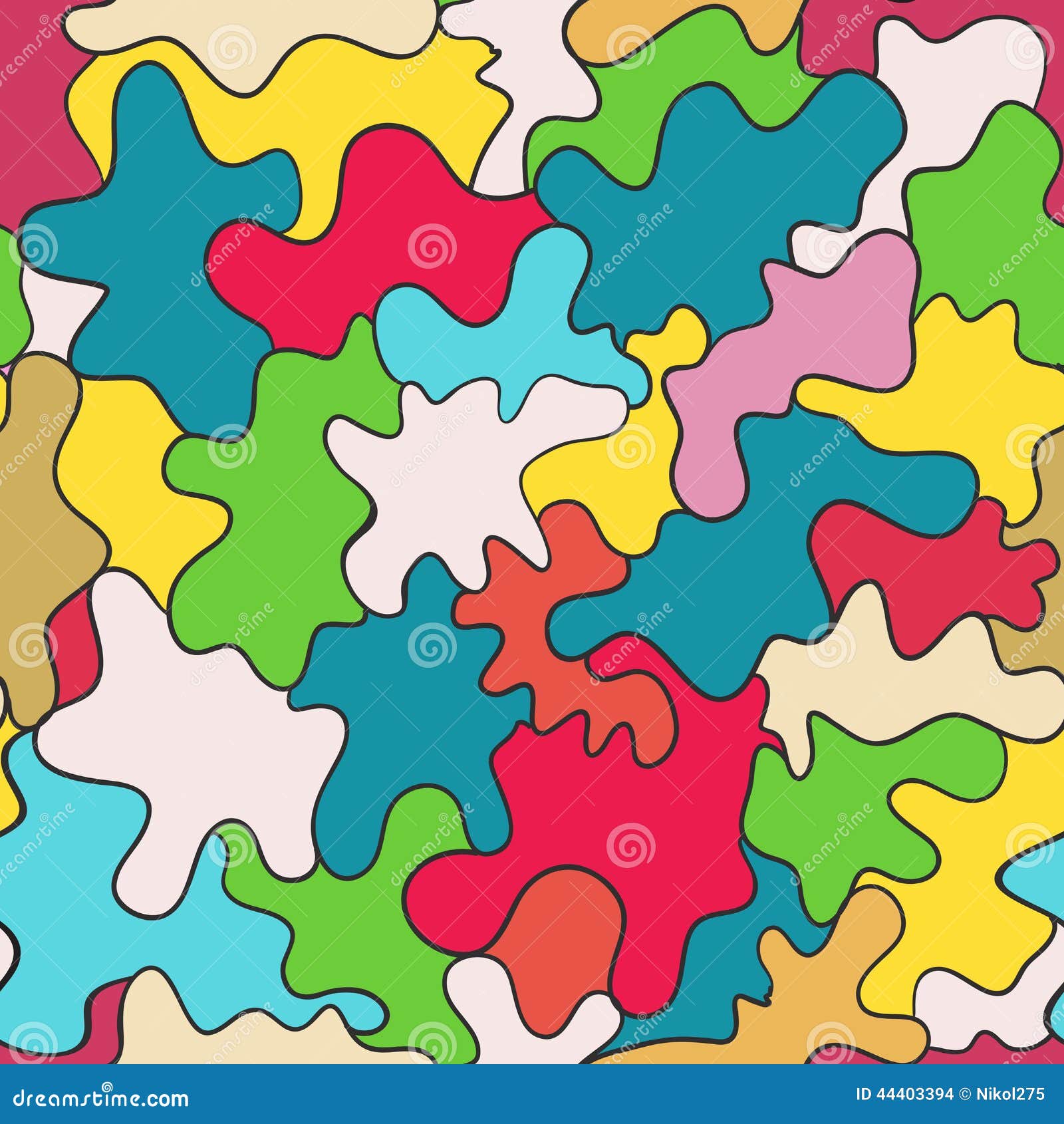 Colorful pattern stock vector. Illustration of graphic - 44403394