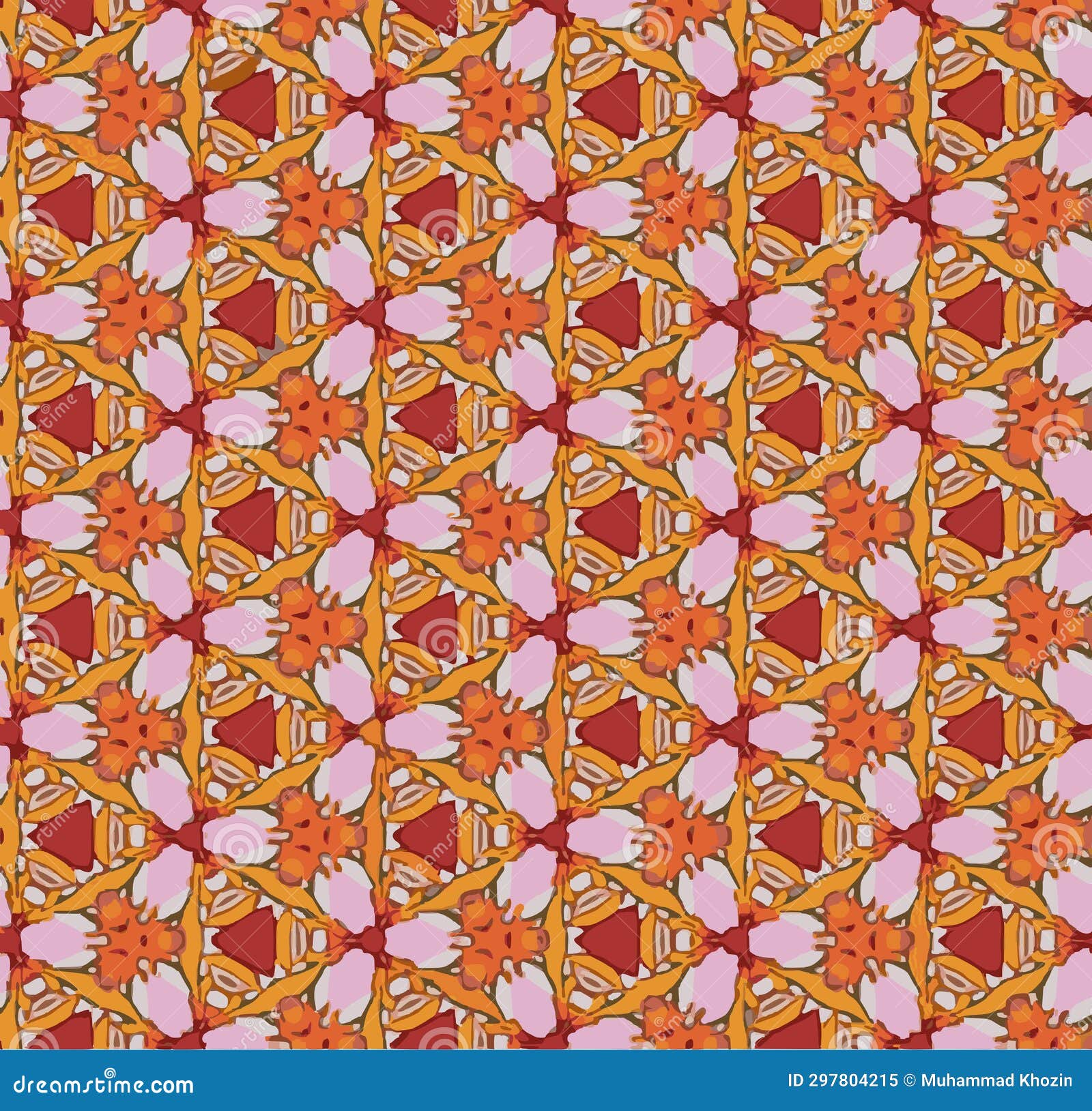 Unique and Nice Design Pattern with Full Color for Background and Motif ...