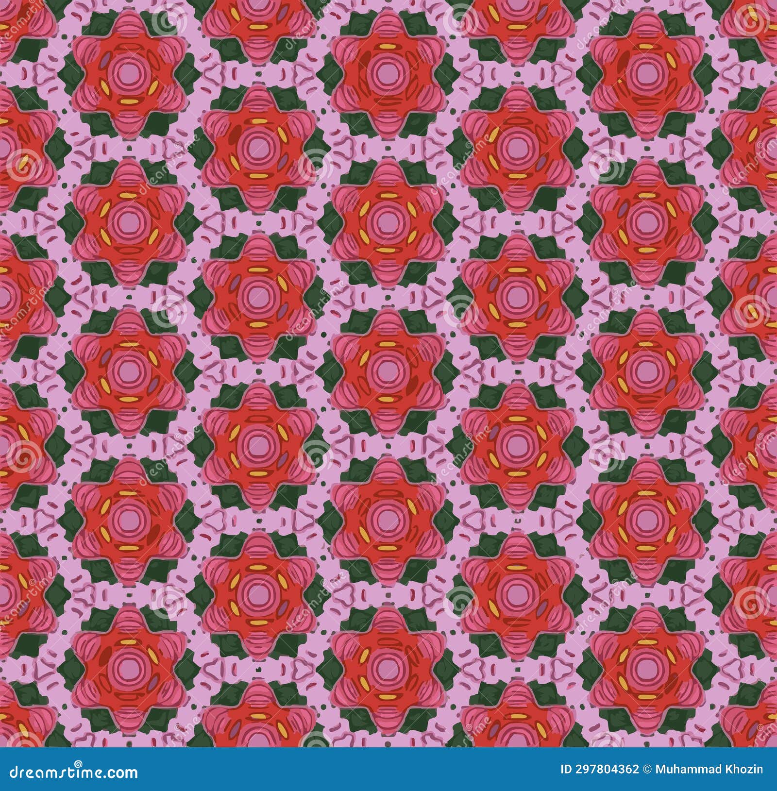 Unique and Nice Design Pattern with Full Color for Background and Motif ...